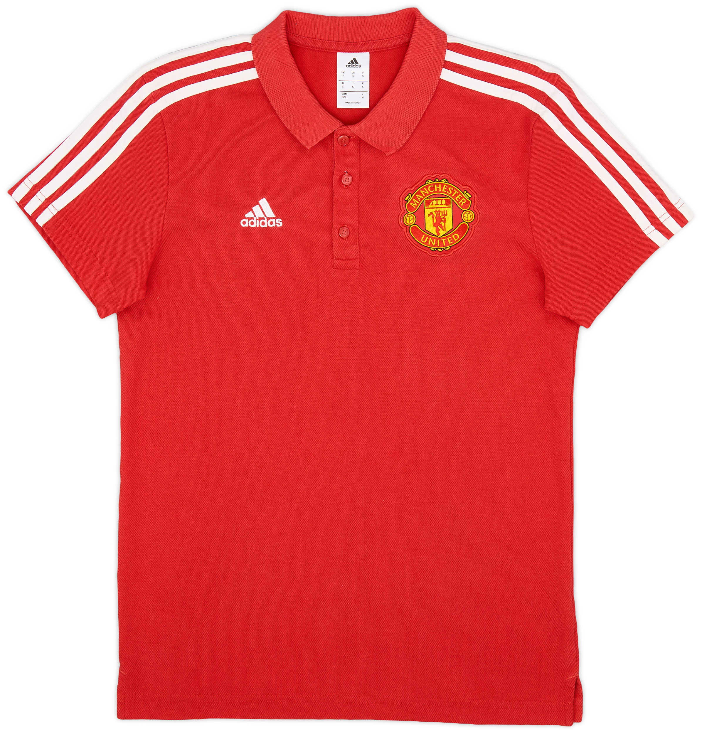 2016-17 Manchester United adidas Polo Shirt - 8/10 - (S)