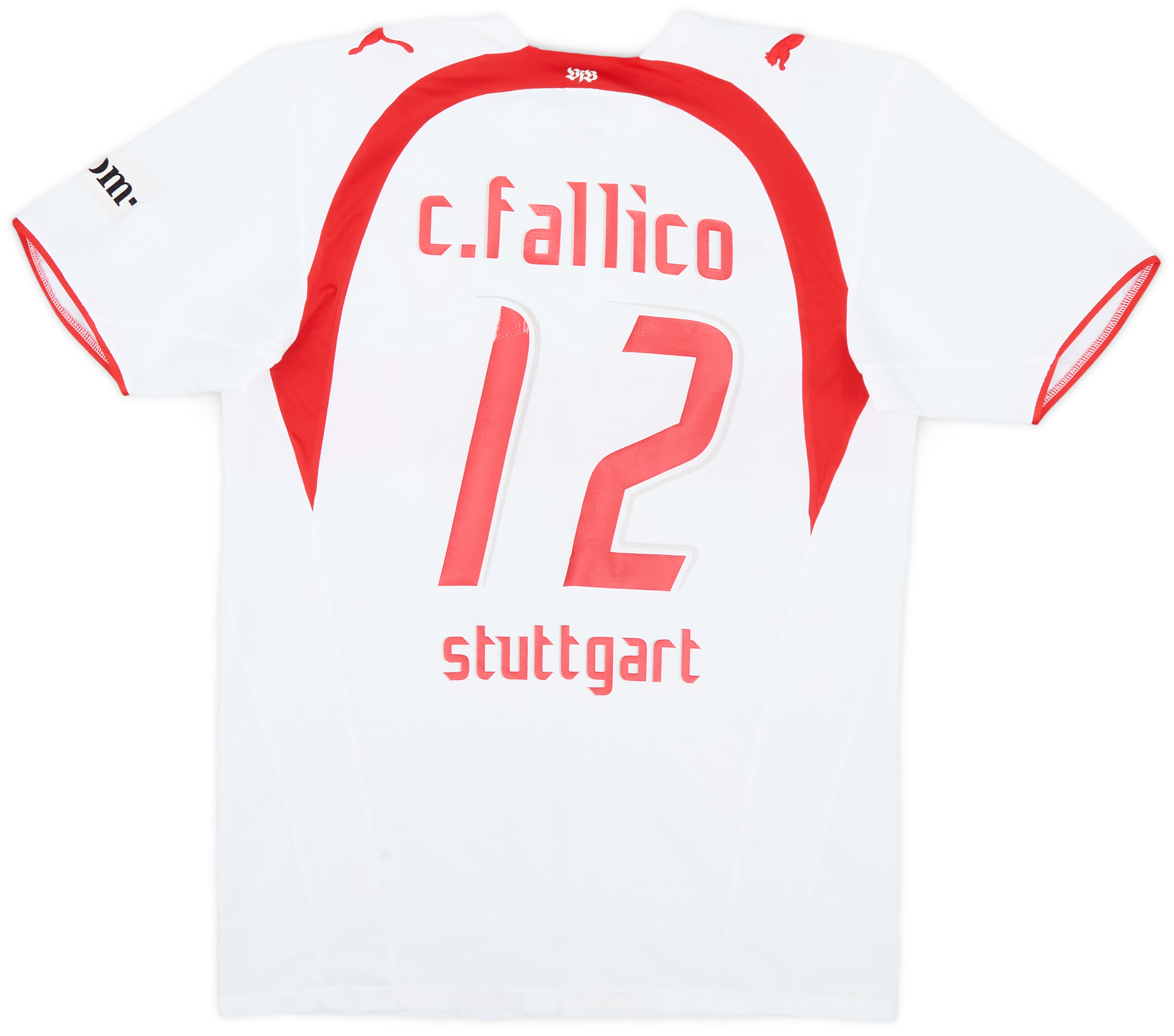 2006-07 Stuttgart Home Shirt C. Fallico #12 - 6/10 - (S)