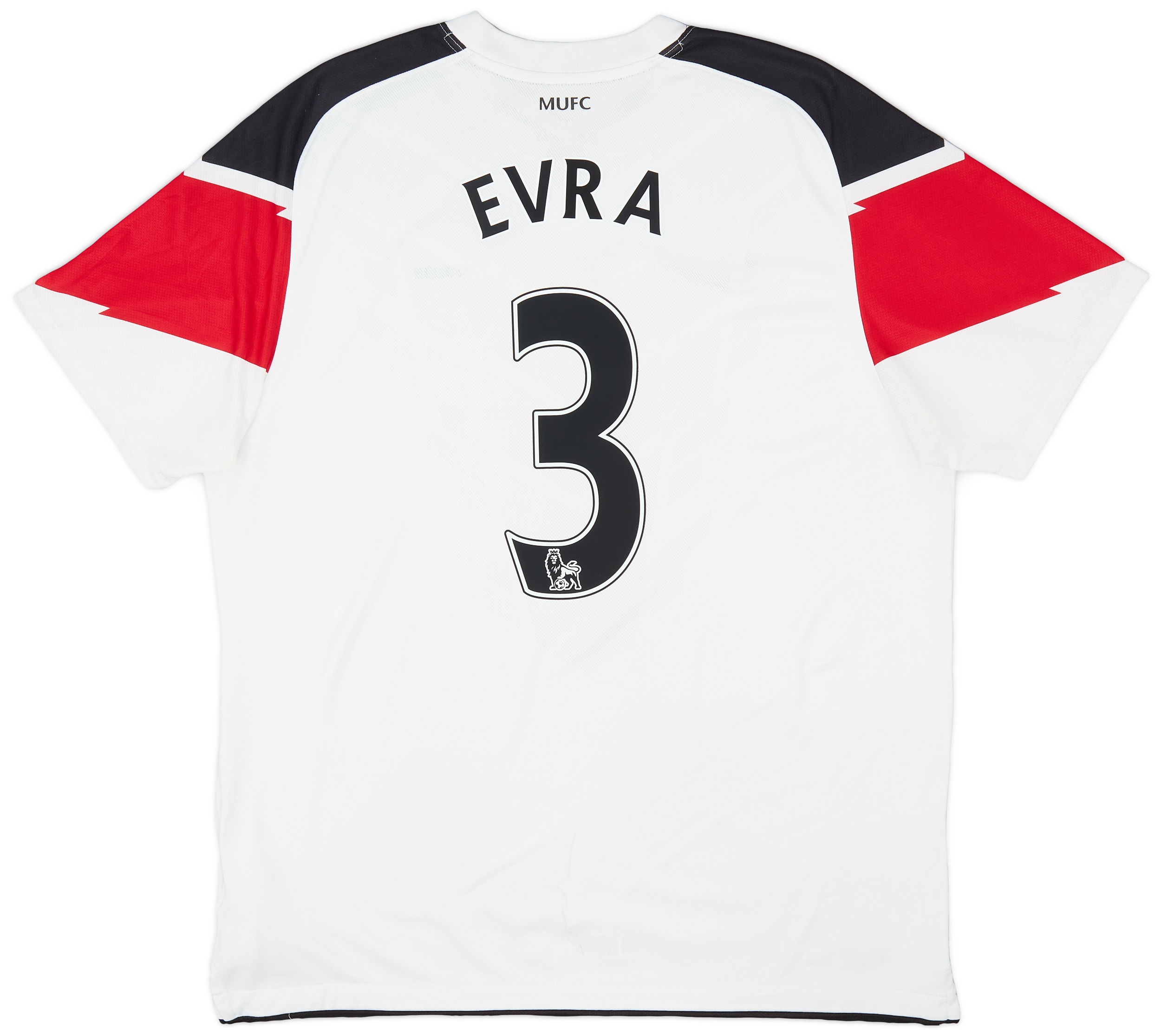 2010-12 Manchester United Away Shirt Evra #3 - 6/10 - (L)