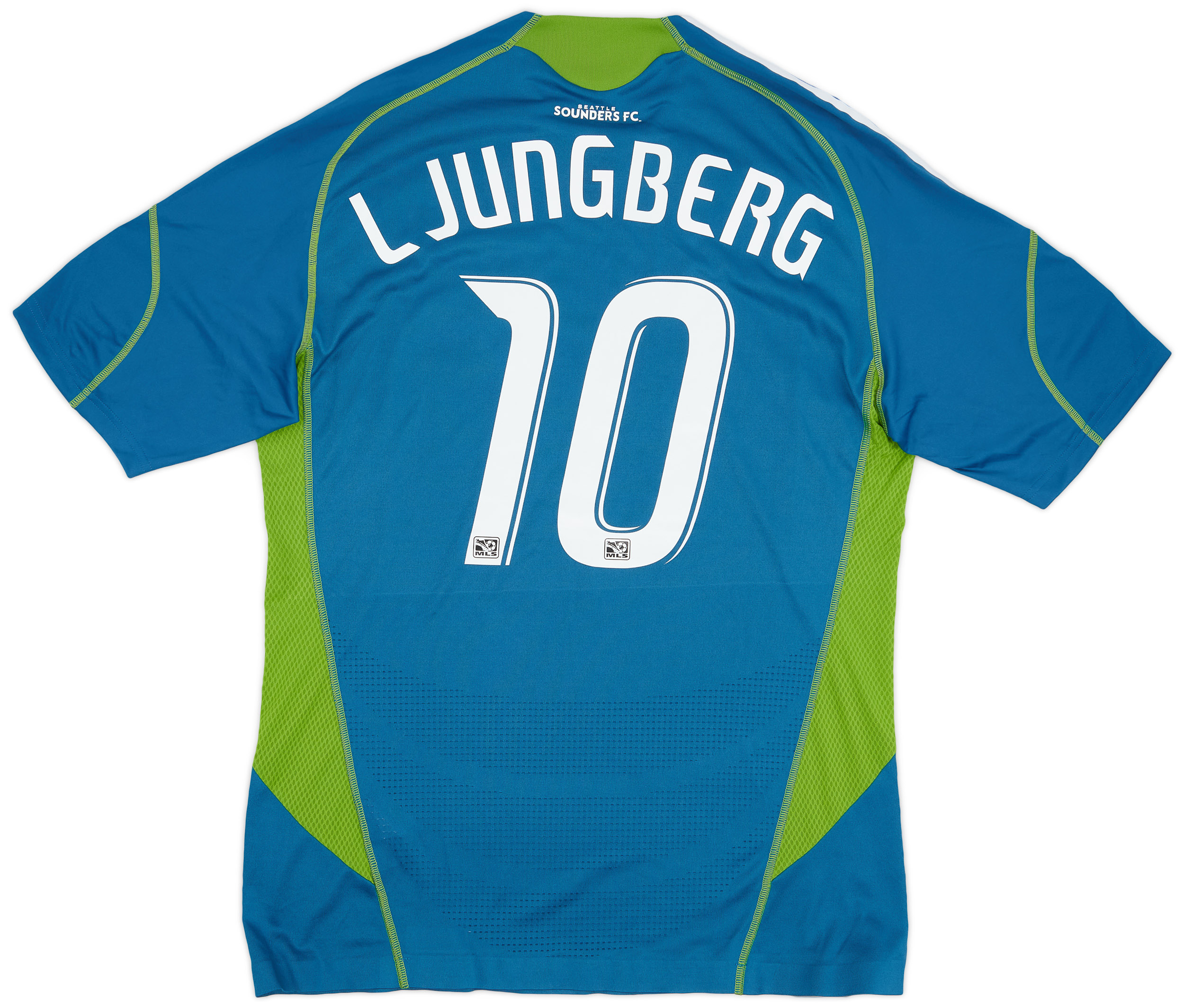 2009-10 Seattle Sounders Match Issue Away Shirt Ljungberg #10