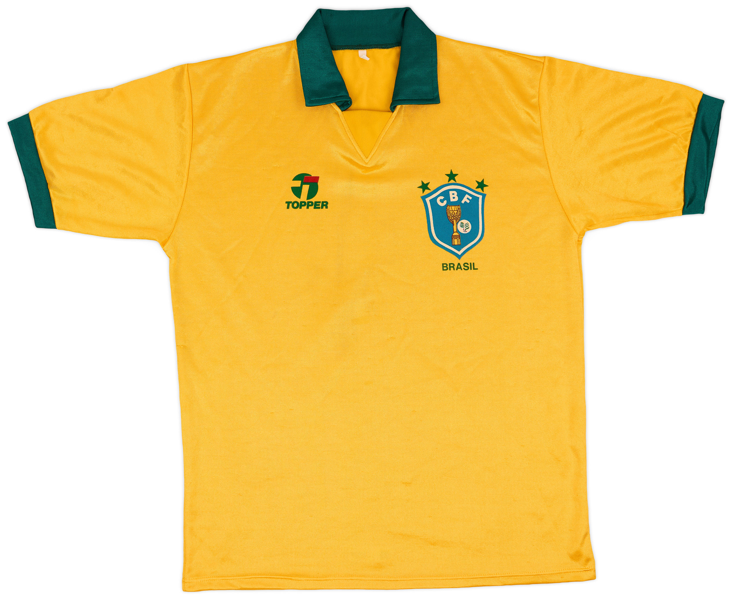 Retro Brasilien Landsholdstrøje - Fede klassiske fodboldtrøjer