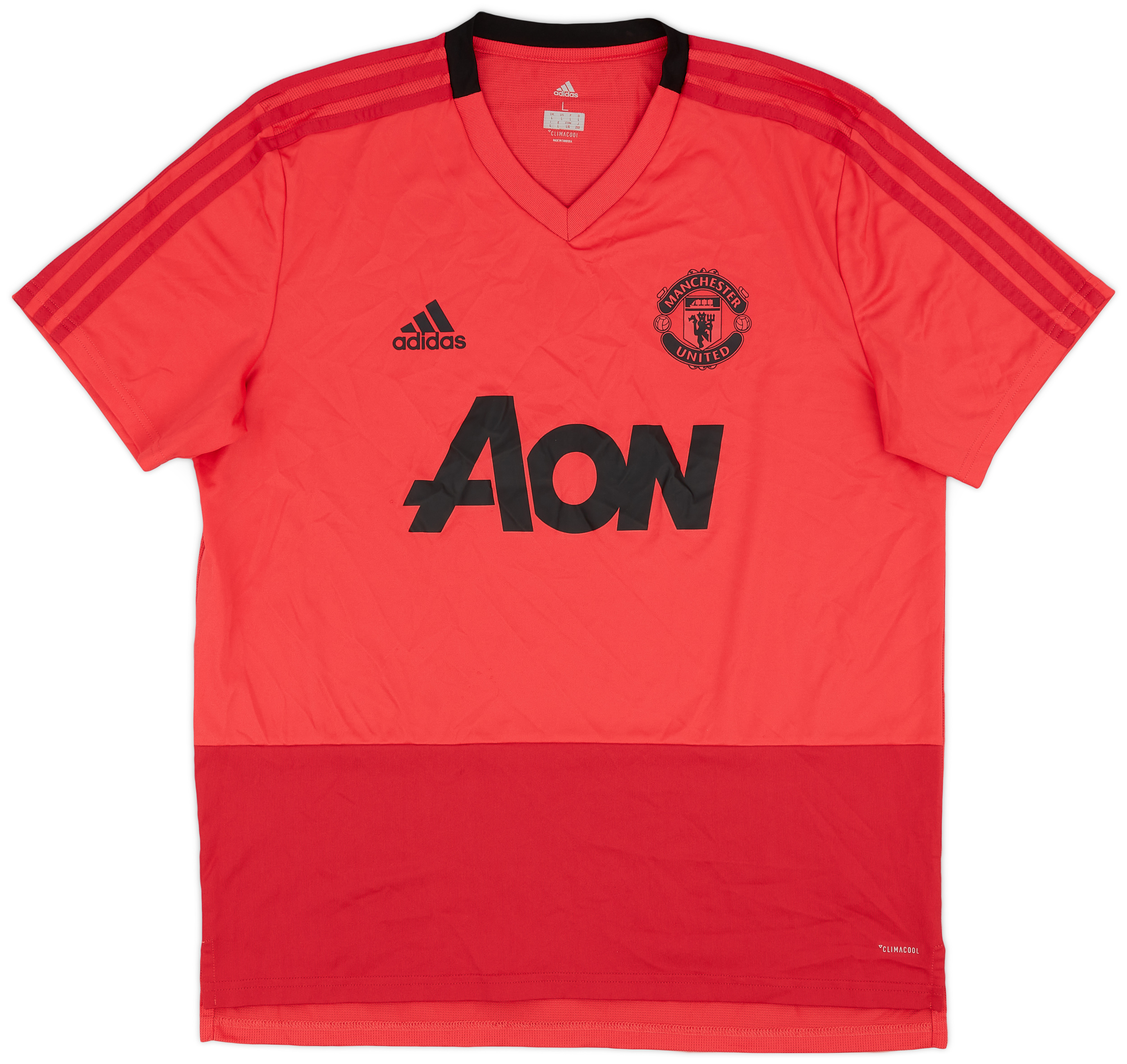 2018-19 Manchester United adidas Training Shirt - 8/10 - (L)
