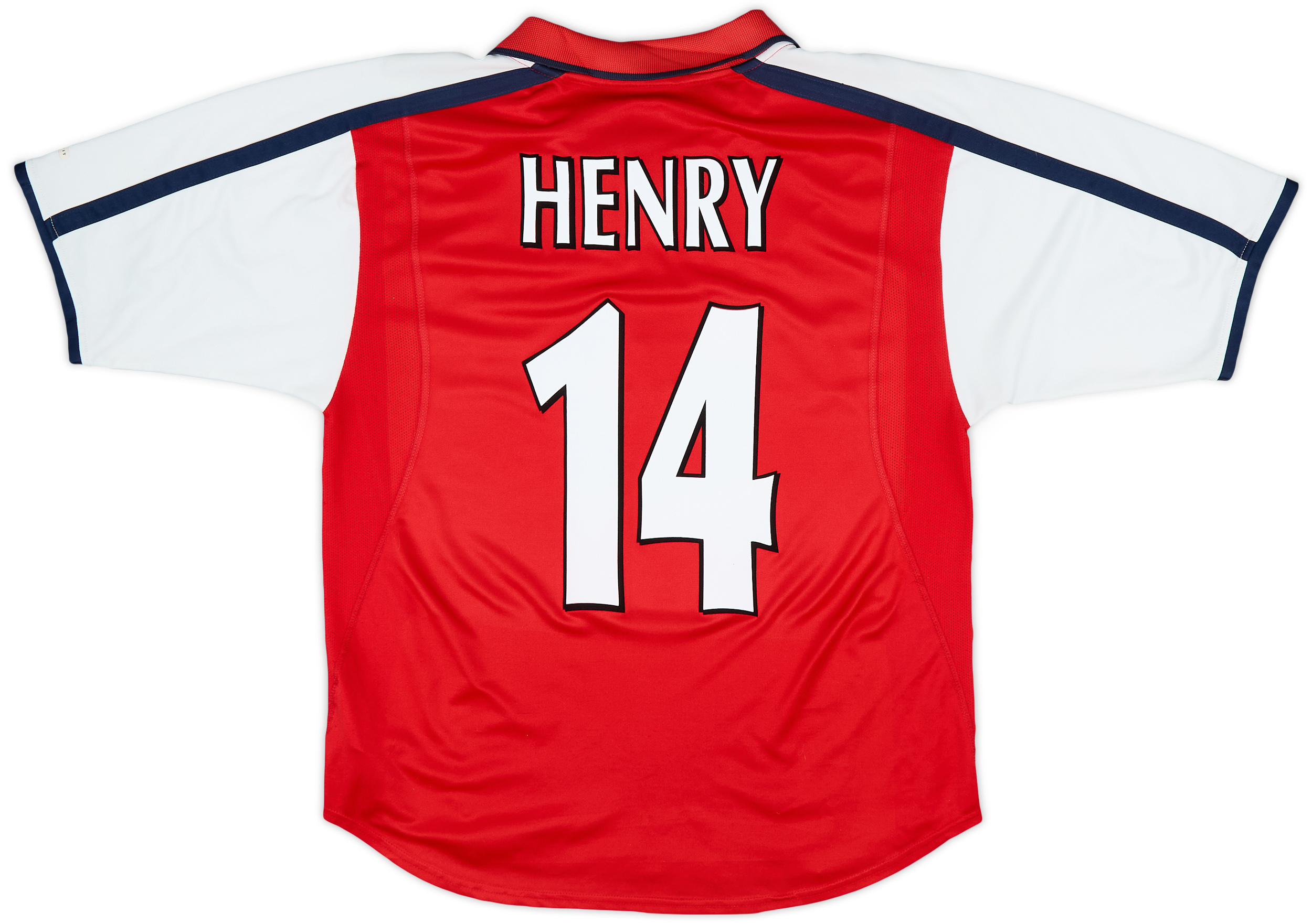 2000-02 Arsenal Home Shirt Henry #14 - 6/10 - (M)