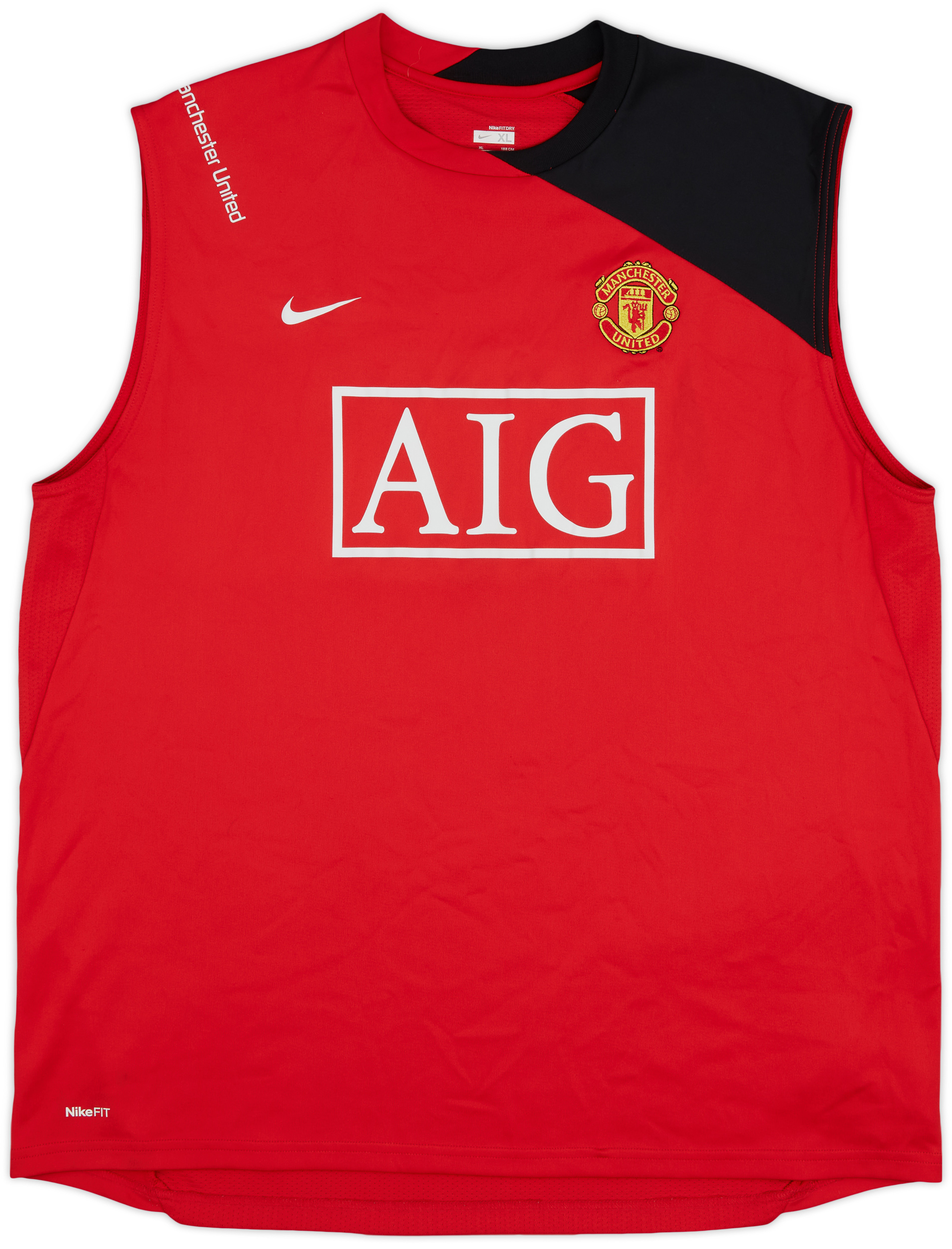 2008-09 Manchester United Nike Training Vest - 8/10 - (XL)