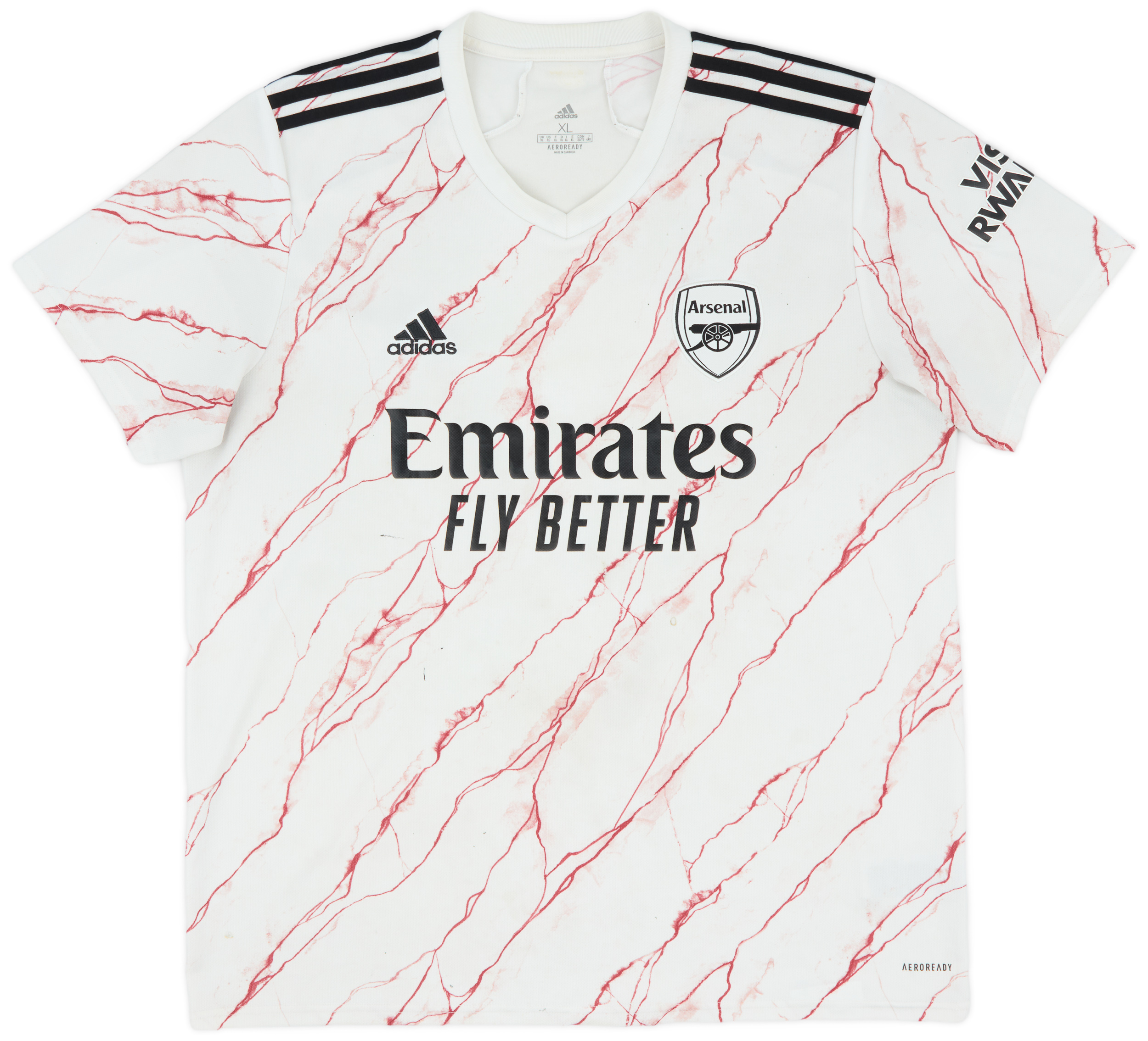 2020-21 Arsenal Away Shirt - 4/10 - (XL)