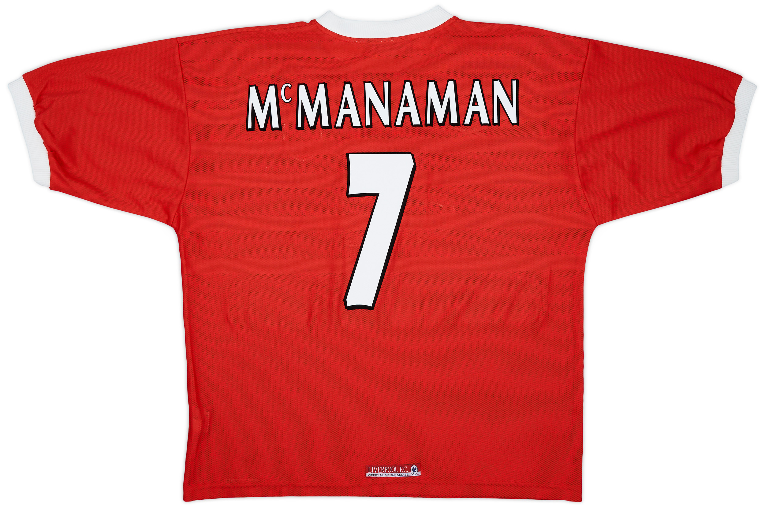 1998-00 Liverpool Home Shirt McManaman #7 - 8/10 - (XL)