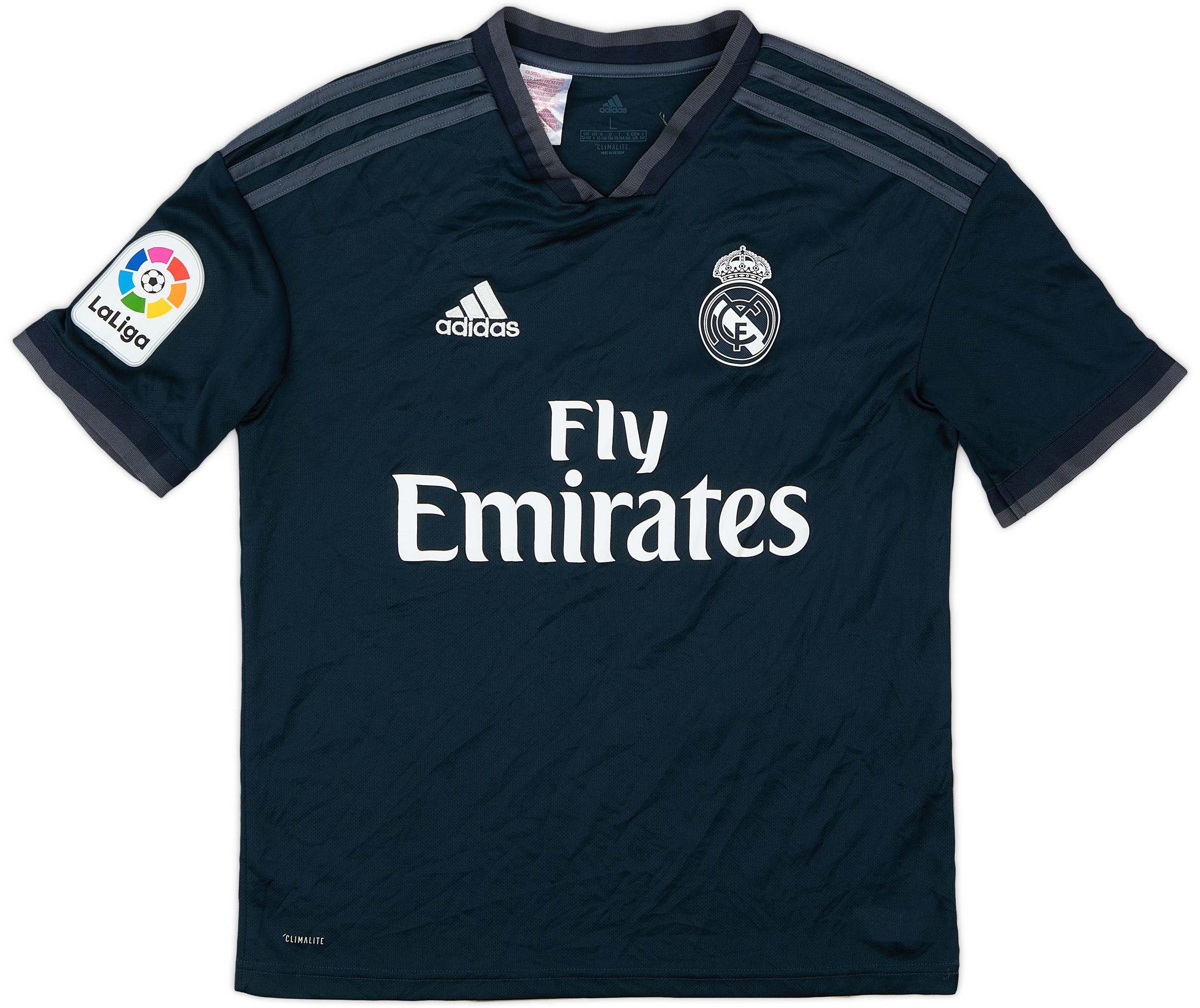 2018-19 Real Madrid Away Shirt - 9/10 - (L.Boys)