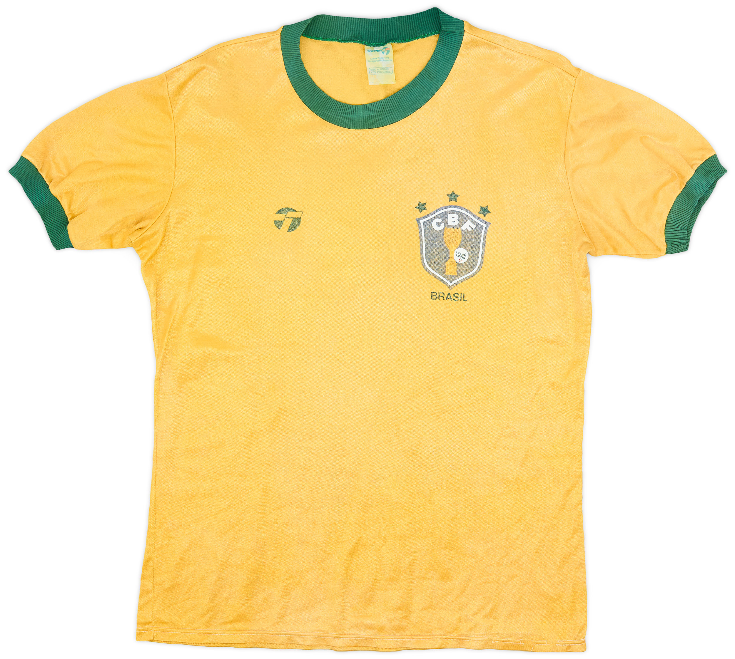 1982-85 Brazil Home Shirt - 5/10 - (L)