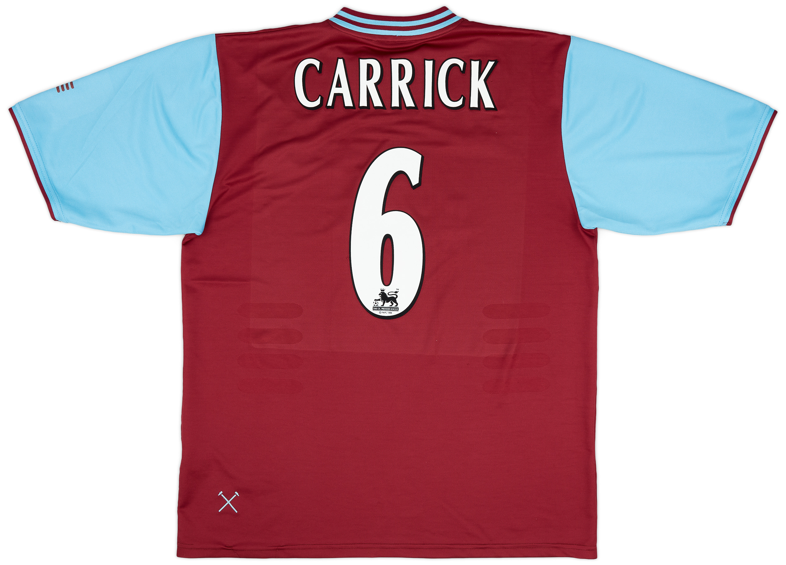 2001-03 West Ham Home Shirt Carrick #6 - 9/10 - (XL)