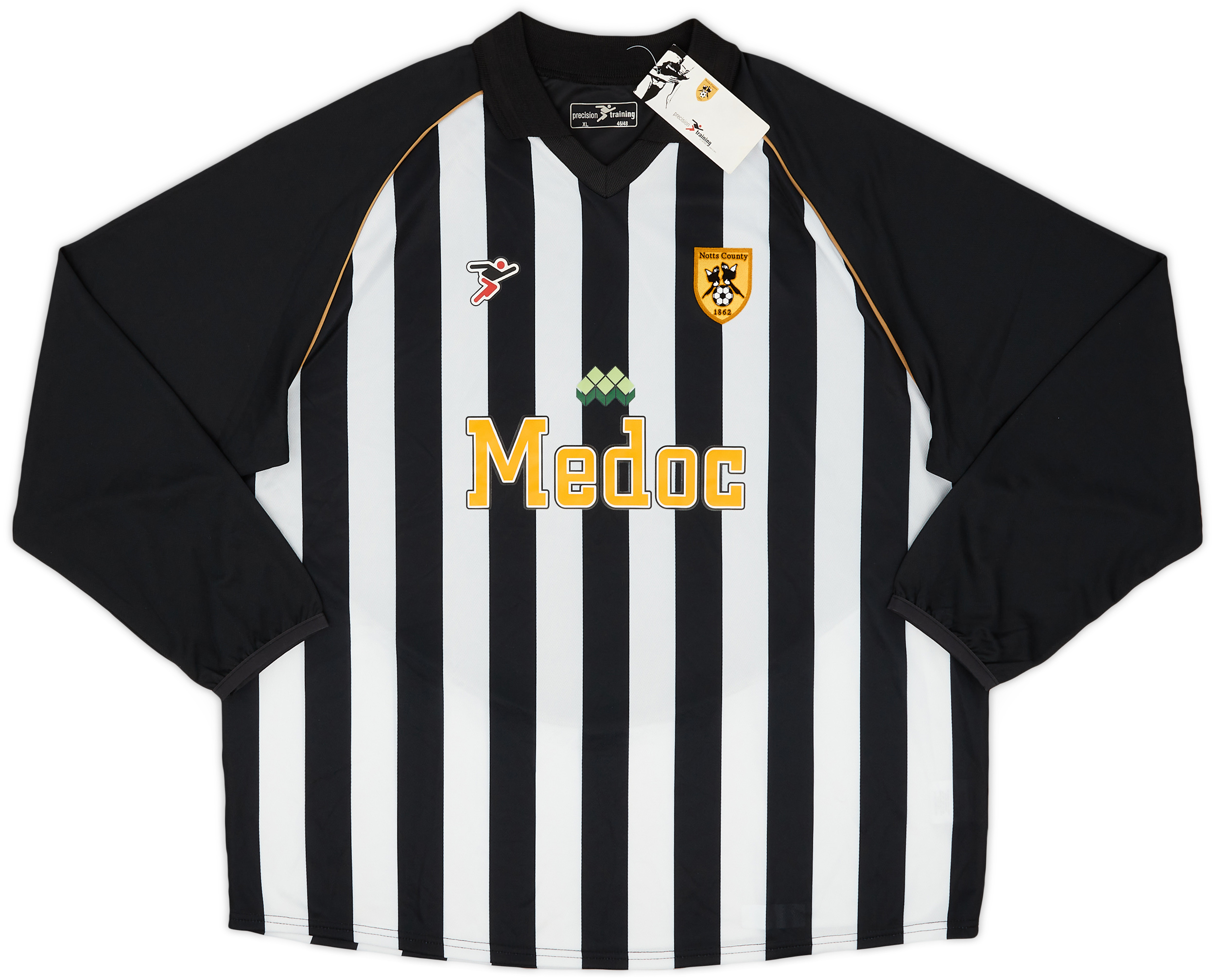 2007-08 Notts County Home L/S Shirt (XL)