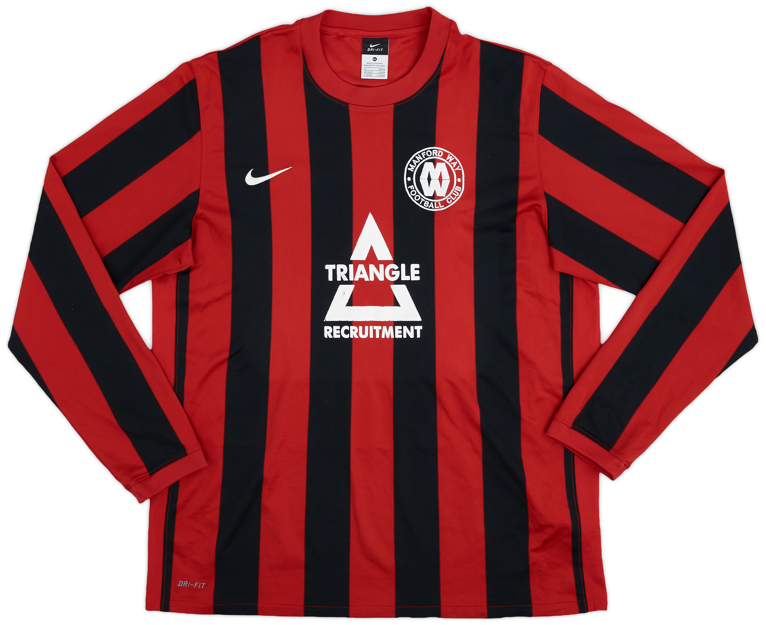 2010-11 Manford Way Home L/S Shirt #9 - 7/10 - (XL)
