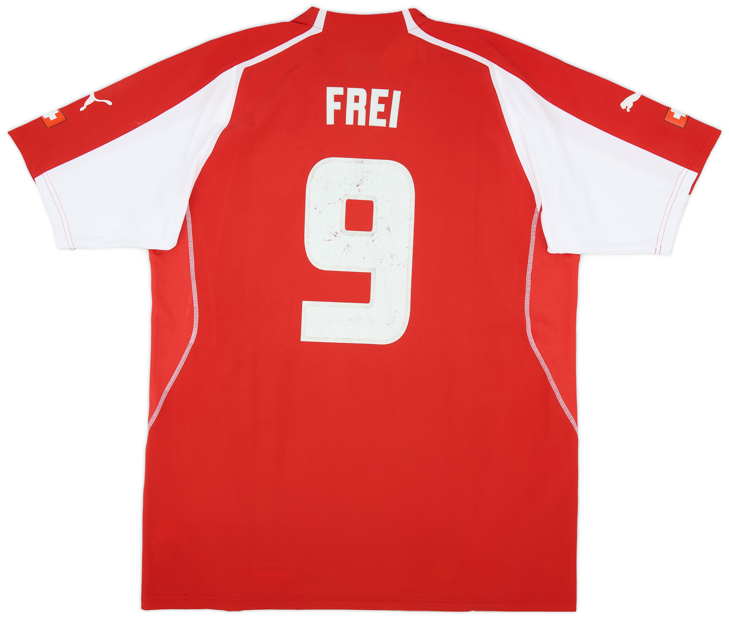 2004-06 Switzerland Home Shirt Frei #9 - 5/10 - (XXL)