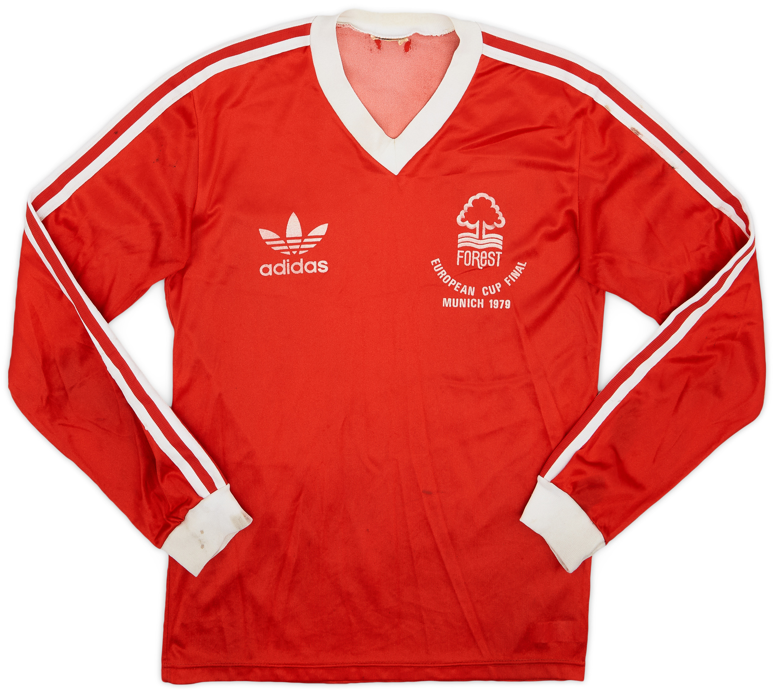 1980-81 Nottingham Forest Home L/S Shirt - 8/10 - (Y)