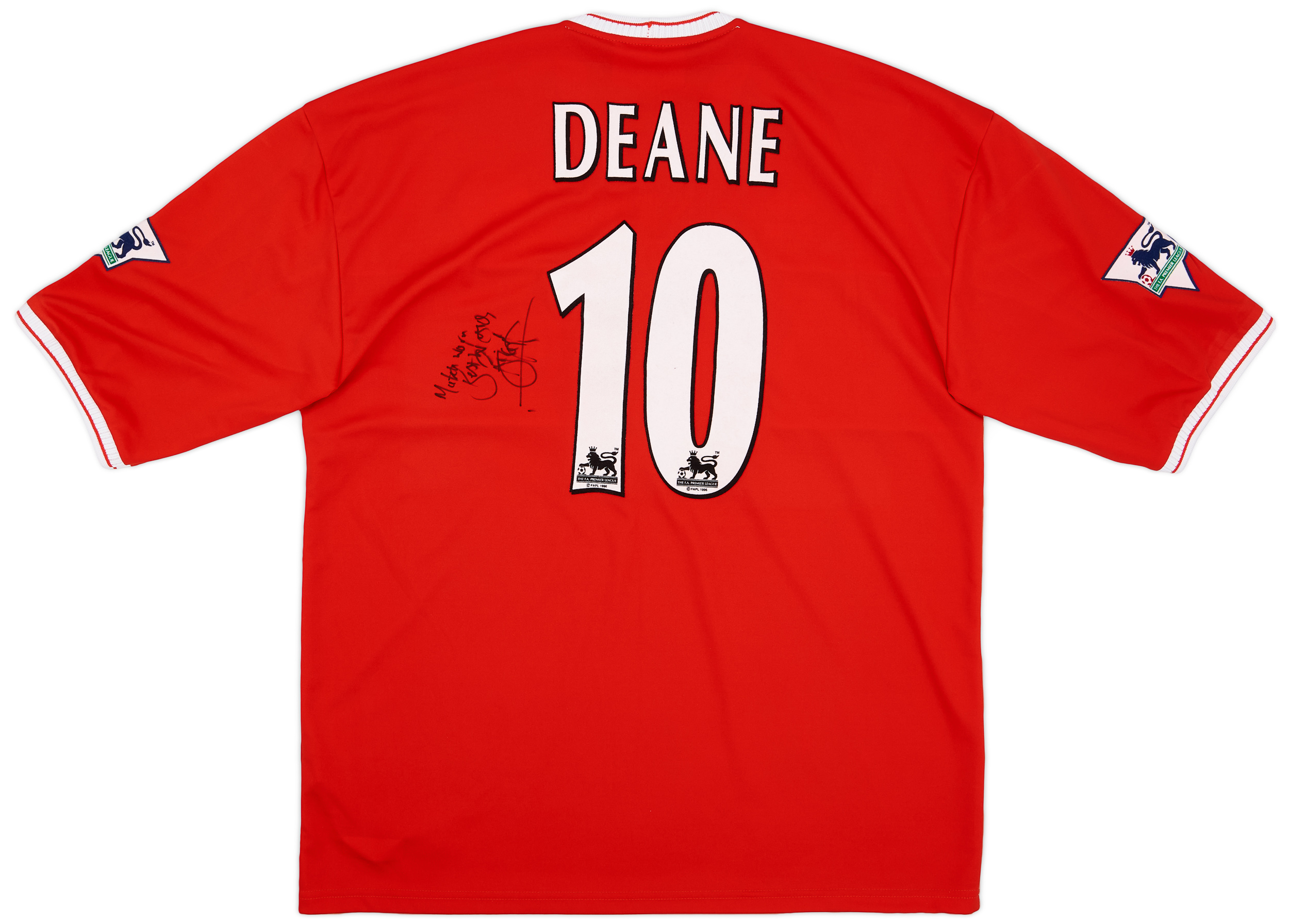 Brian Deane retro shirt - vintage jersey from the player!