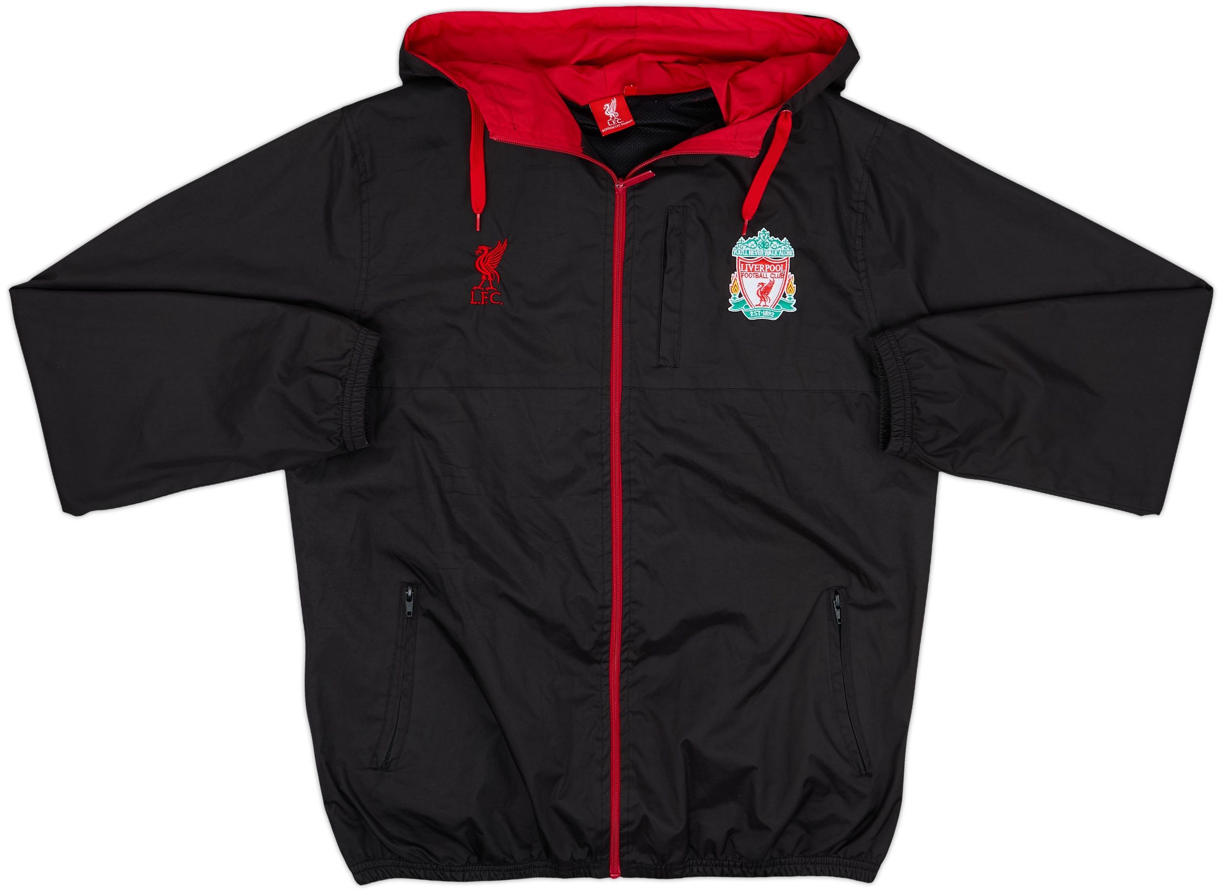 2014-15 Liverpool Hooded Rain Jacket - 6/10 - (M)
