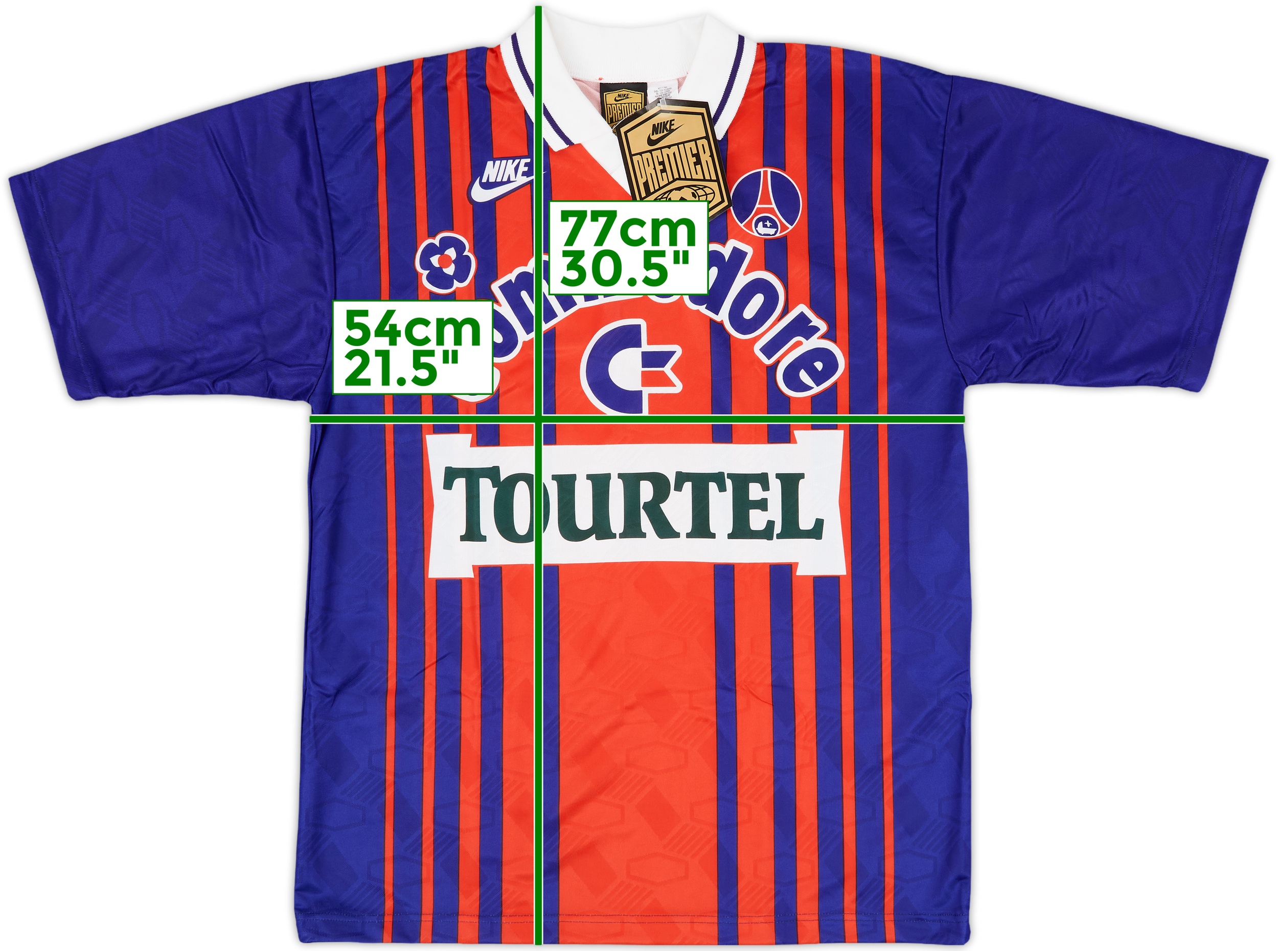 1993-94 Paris Saint-Germain Home Shirt (M) 1993-94 Paris Saint-Germain Home Shirt (M)