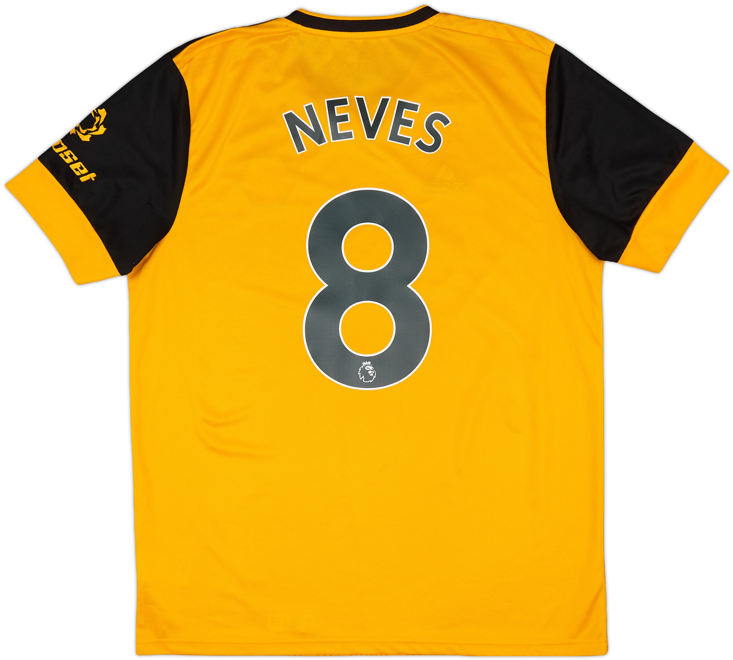 2020-21 Wolves Home Shirt Neves #8 - 7/10 - (L)