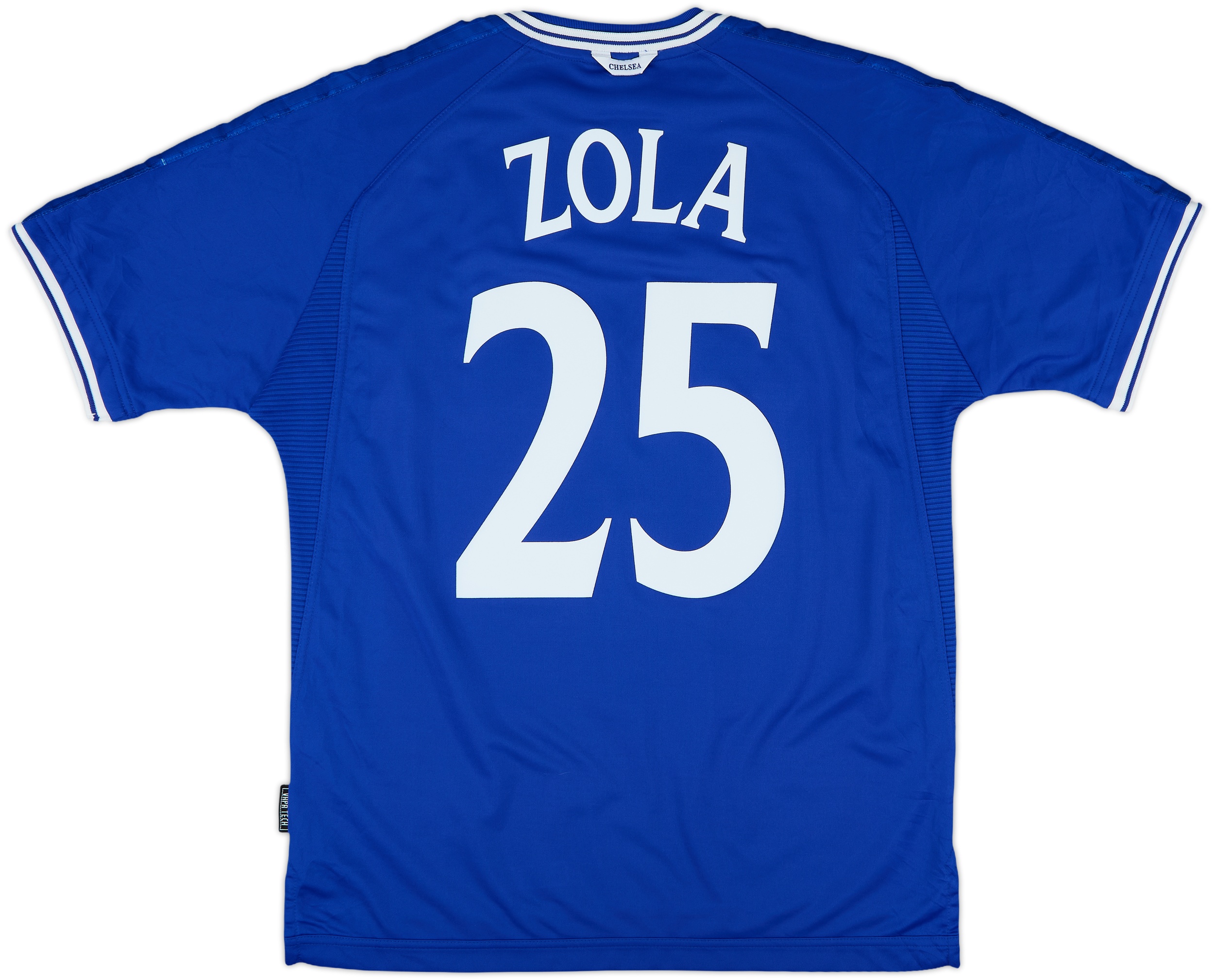 1999-01 Chelsea Home Shirt Zola #25 - 8/10 - (L)