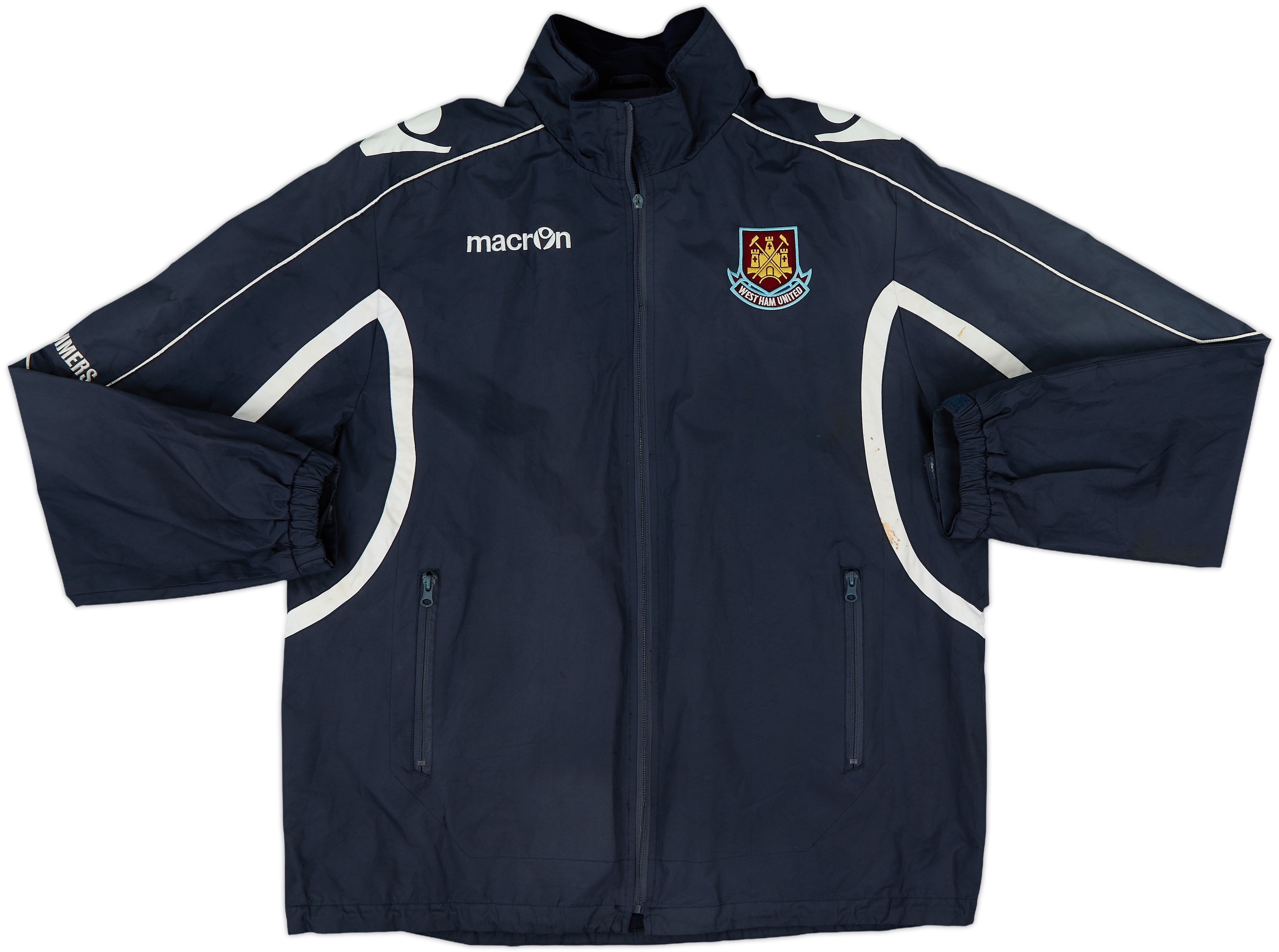 2010-11 West Ham Macron Hooded Rain Jacket - 5/10 - (XL)