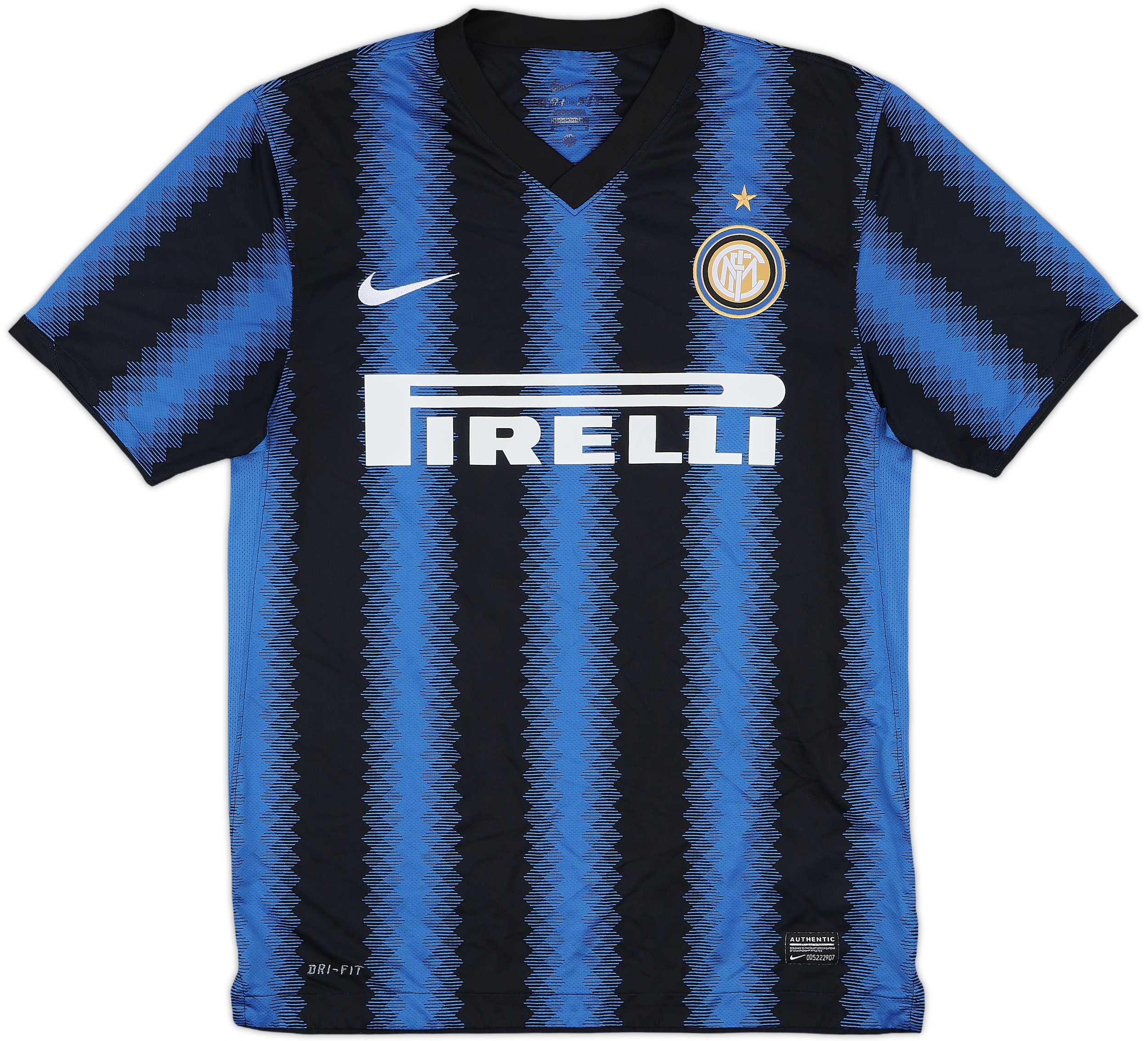 2010-11 Inter Milan Home Shirt - 9/10 - (M)