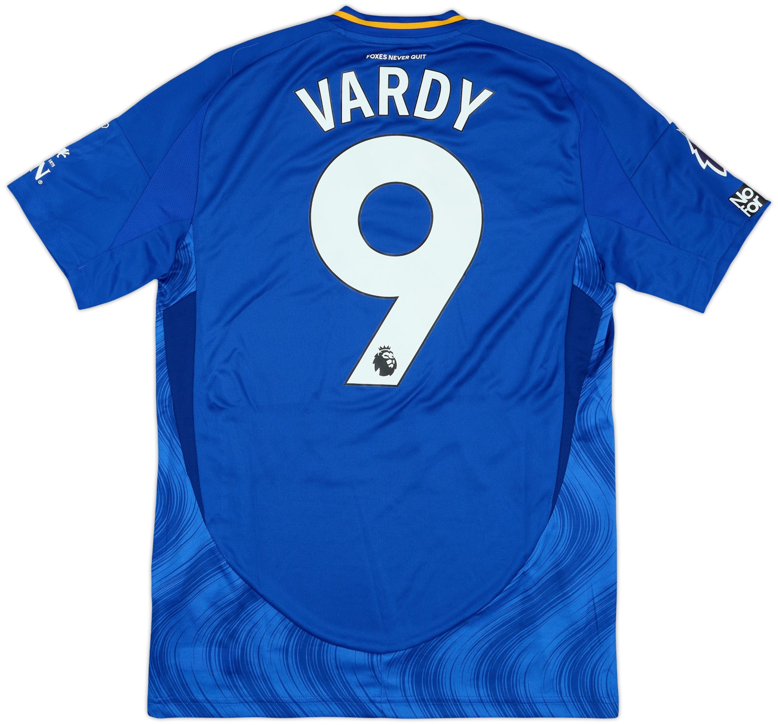 2024-25 Leicester Match Issue Home Shirt Vardy #9