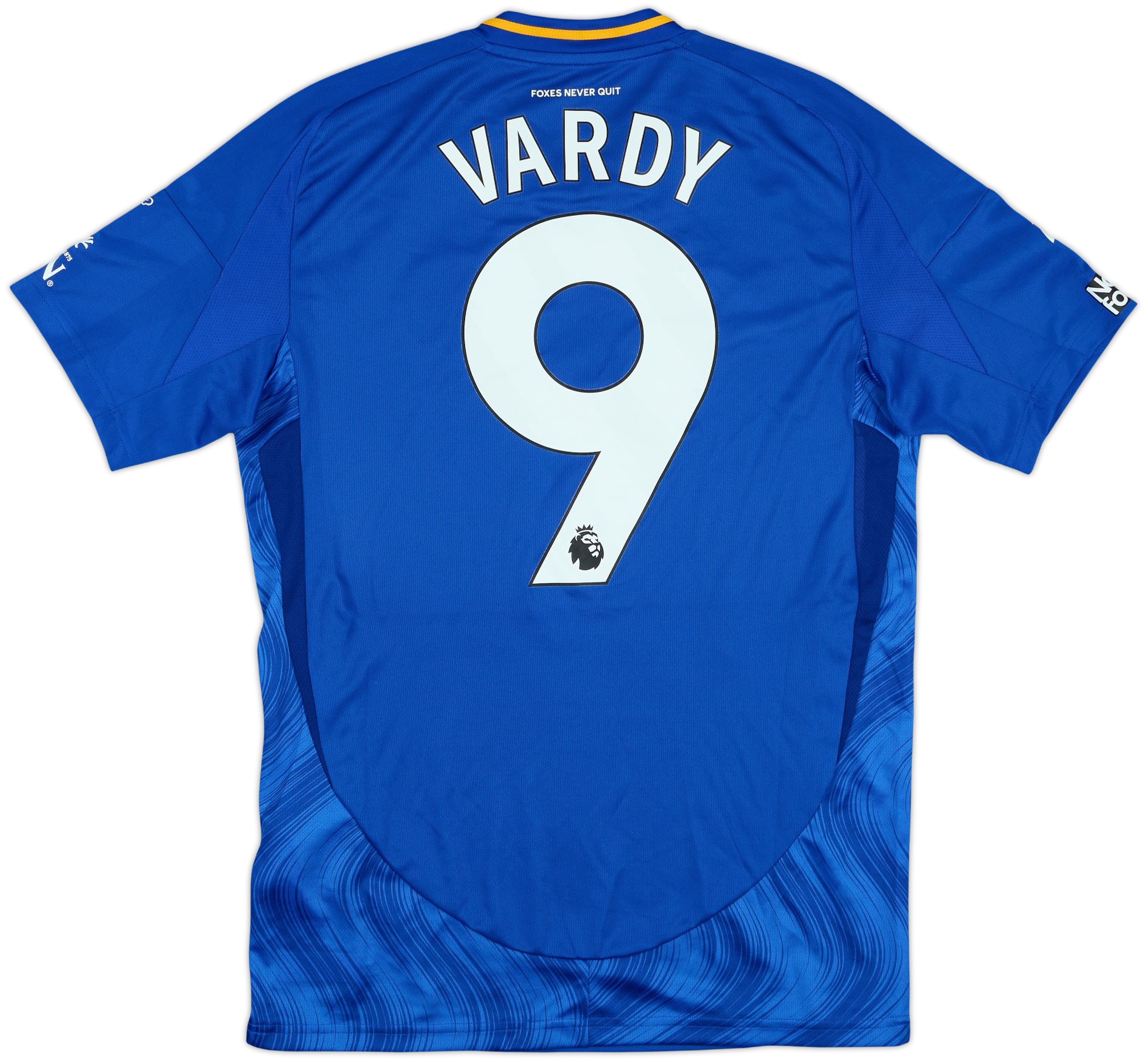 2024-25 Leicester Match Issue Home Shirt Vardy #9
