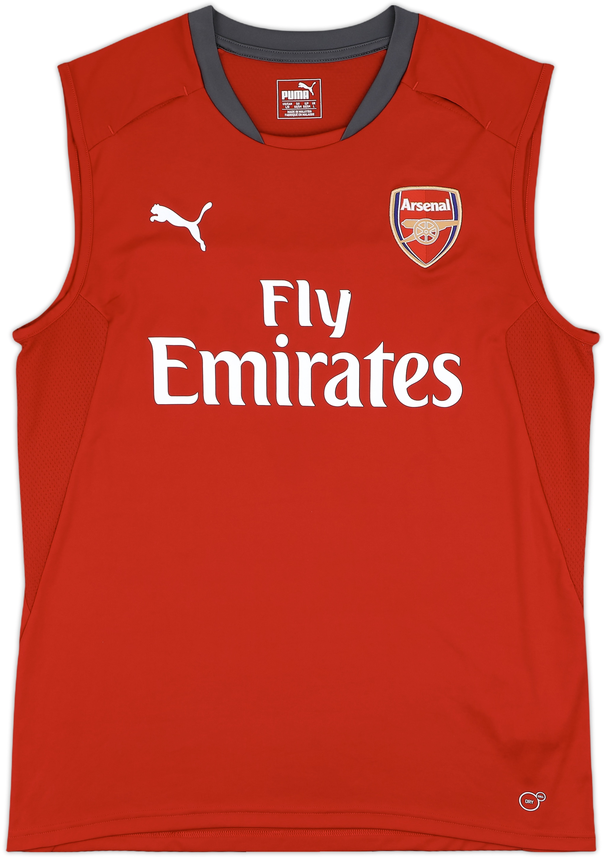 2017-18 Arsenal Puma Training Vest - 8/10 - (L)