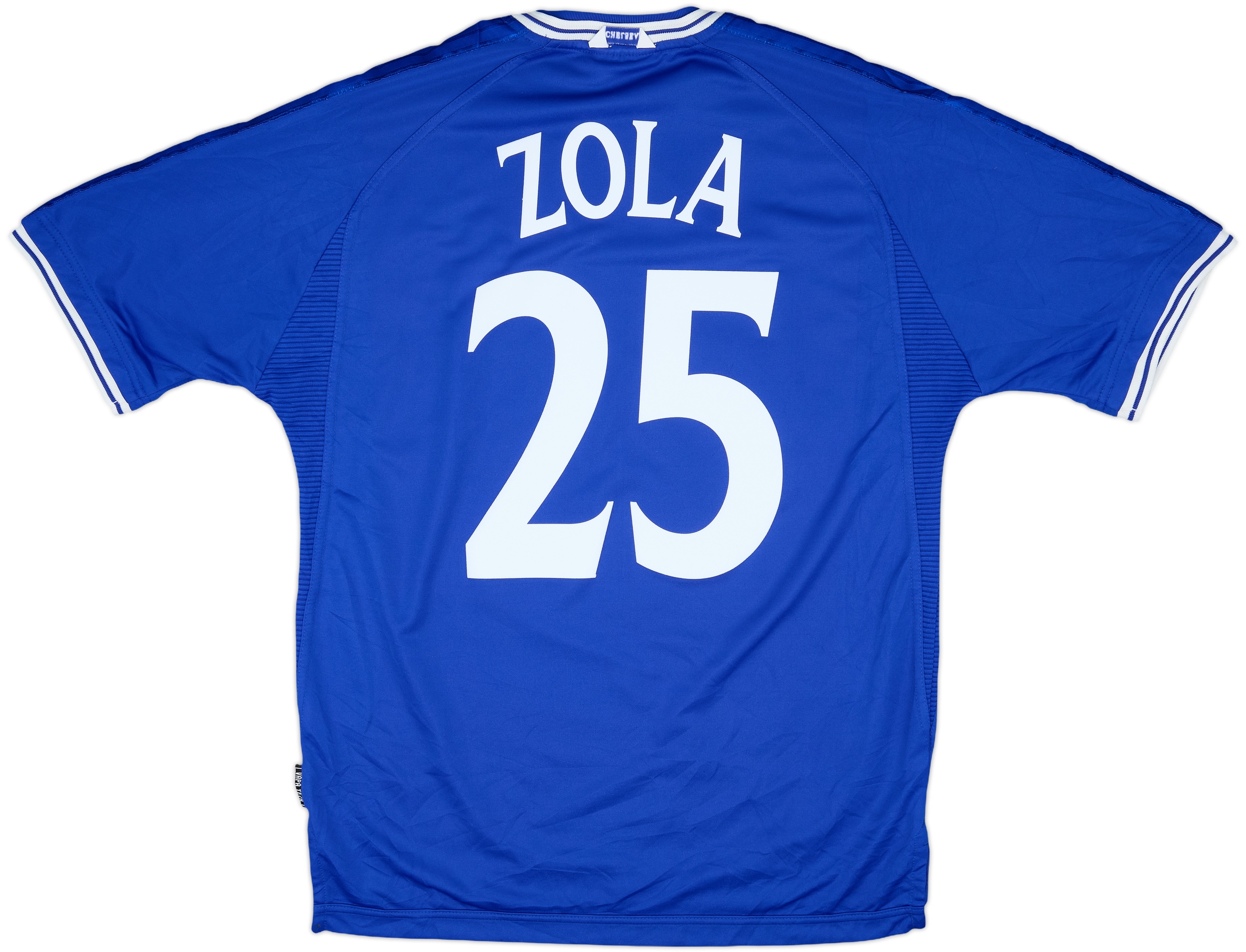 1999-01 Chelsea Home Shirt Zola #25 - 9/10 - (L)