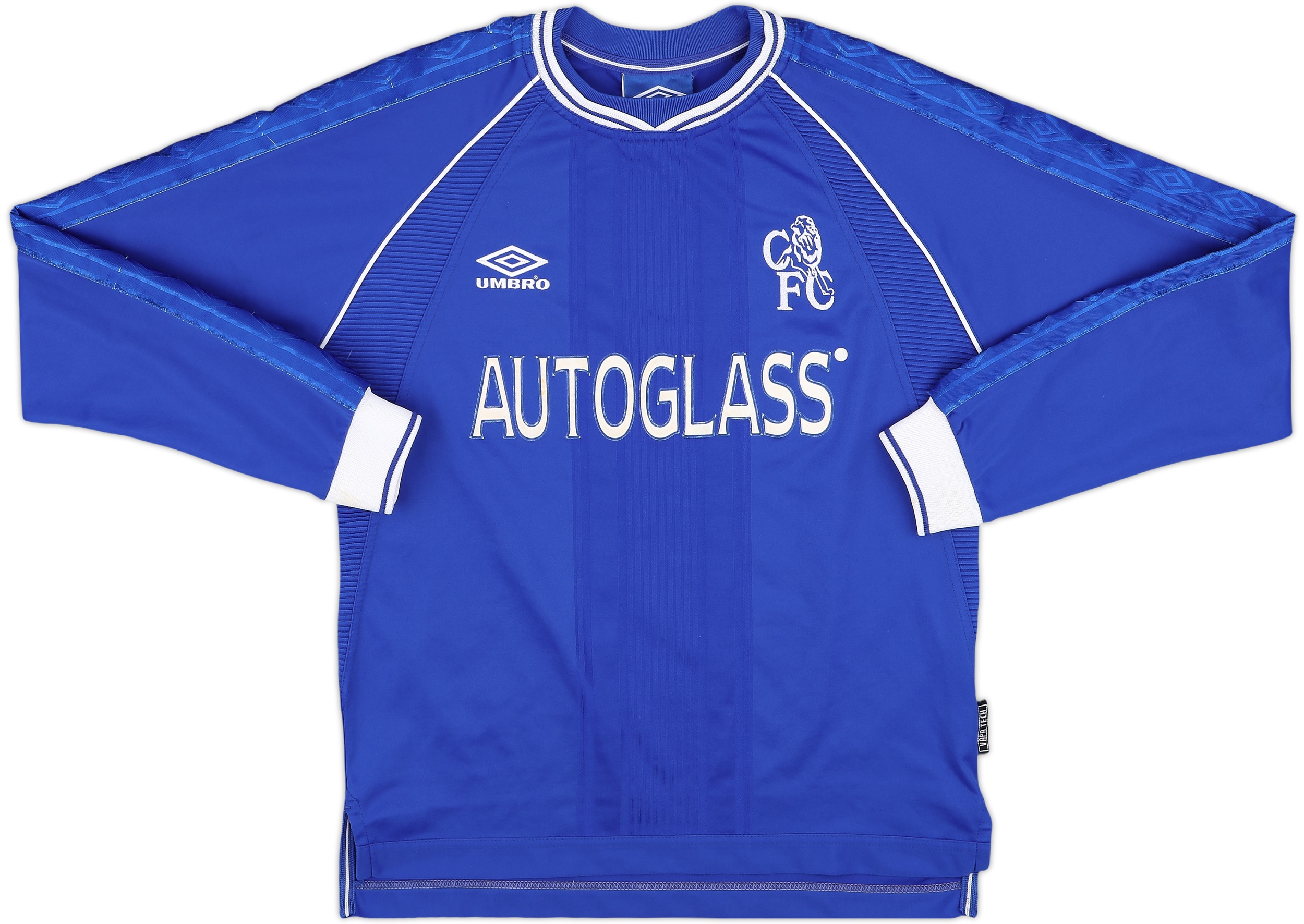 1999-01 Chelsea Home L/S Shirt - 7/10 - (Y)