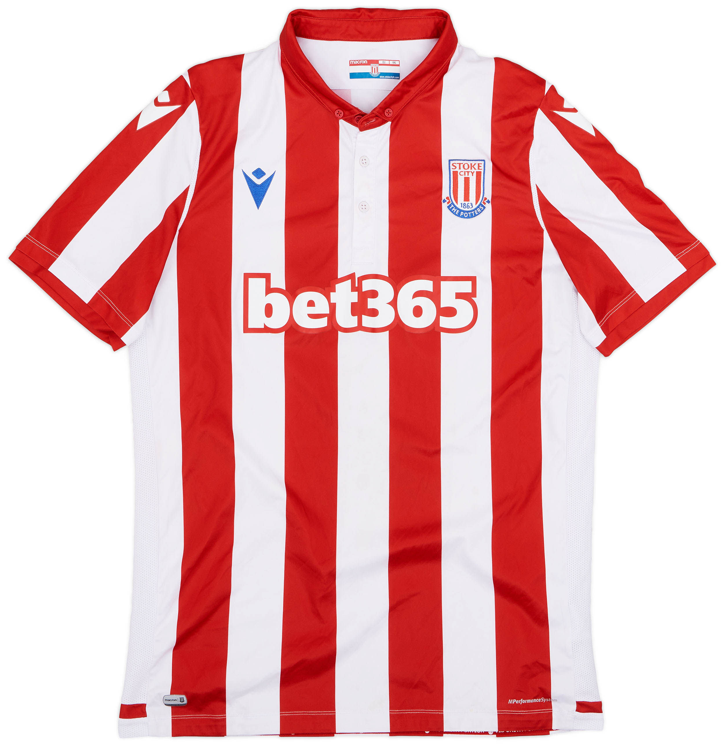 2019-20 Stoke City Home Shirt - 8/10 - (XXL)