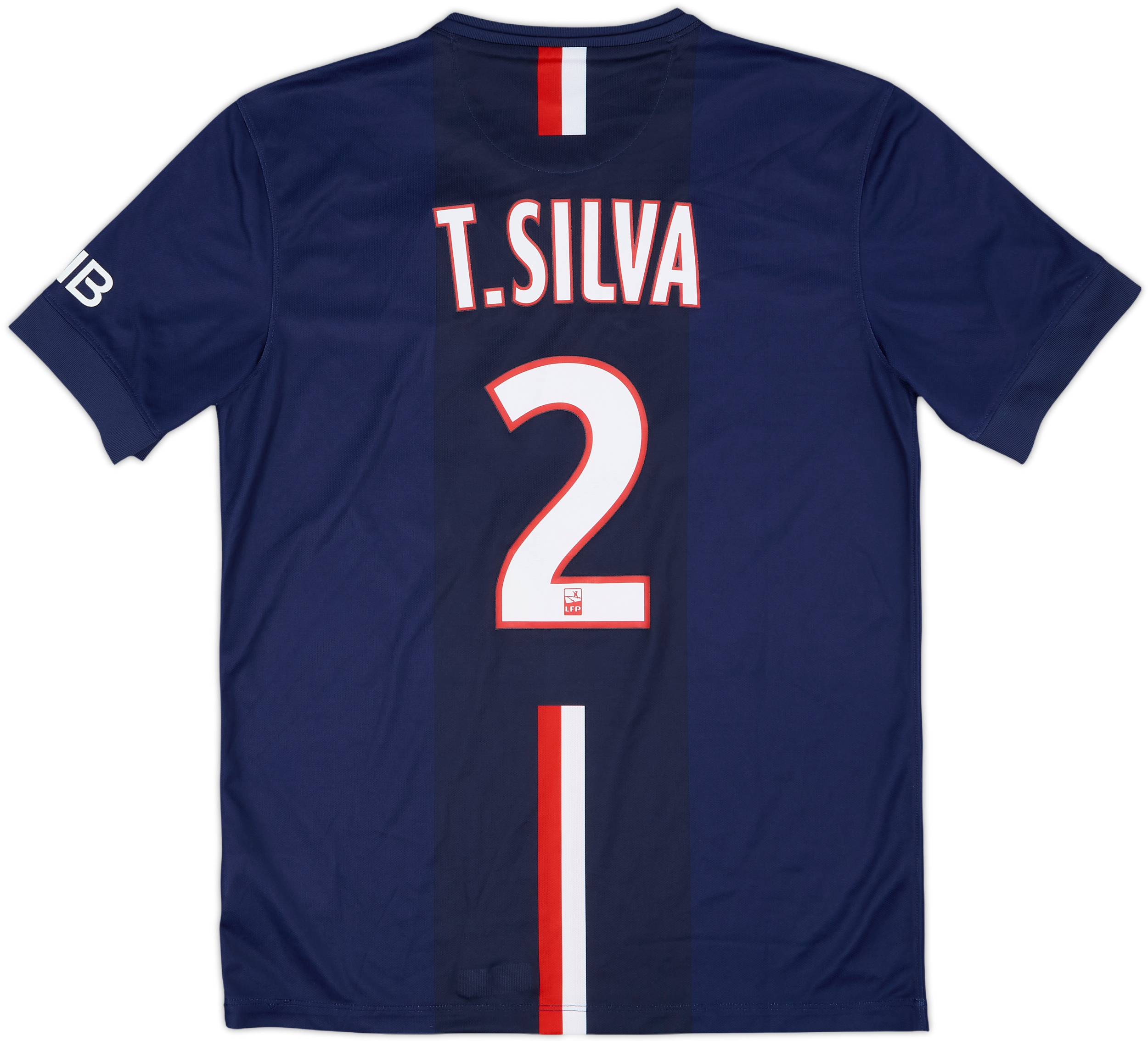 2014-15 Paris Saint-Germain Home Shirt T. Silva #2 - 9/10 - (M)