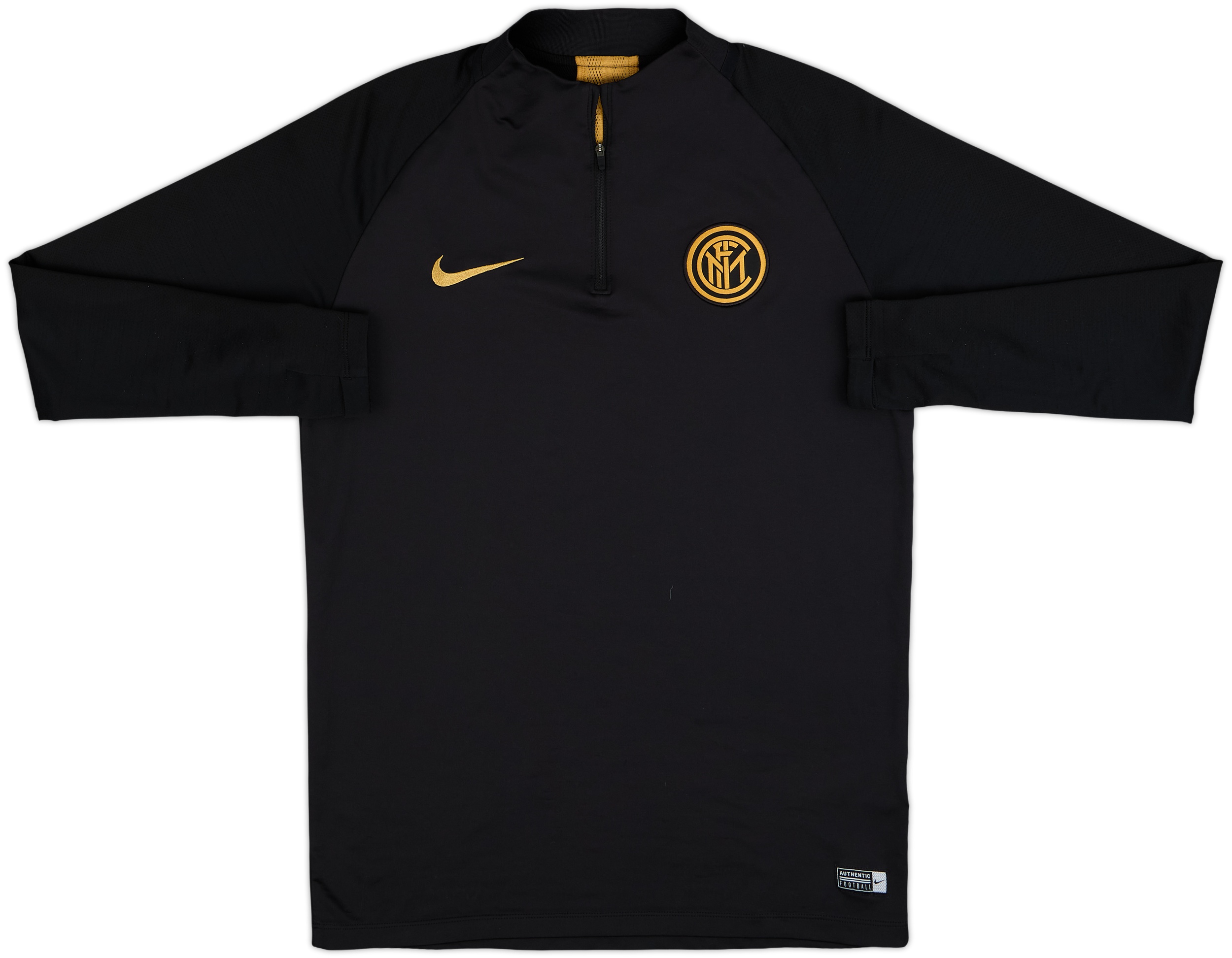 2019-20 Inter Milan Nike 1/4 Zip Drill Top - 8/10 - (M)