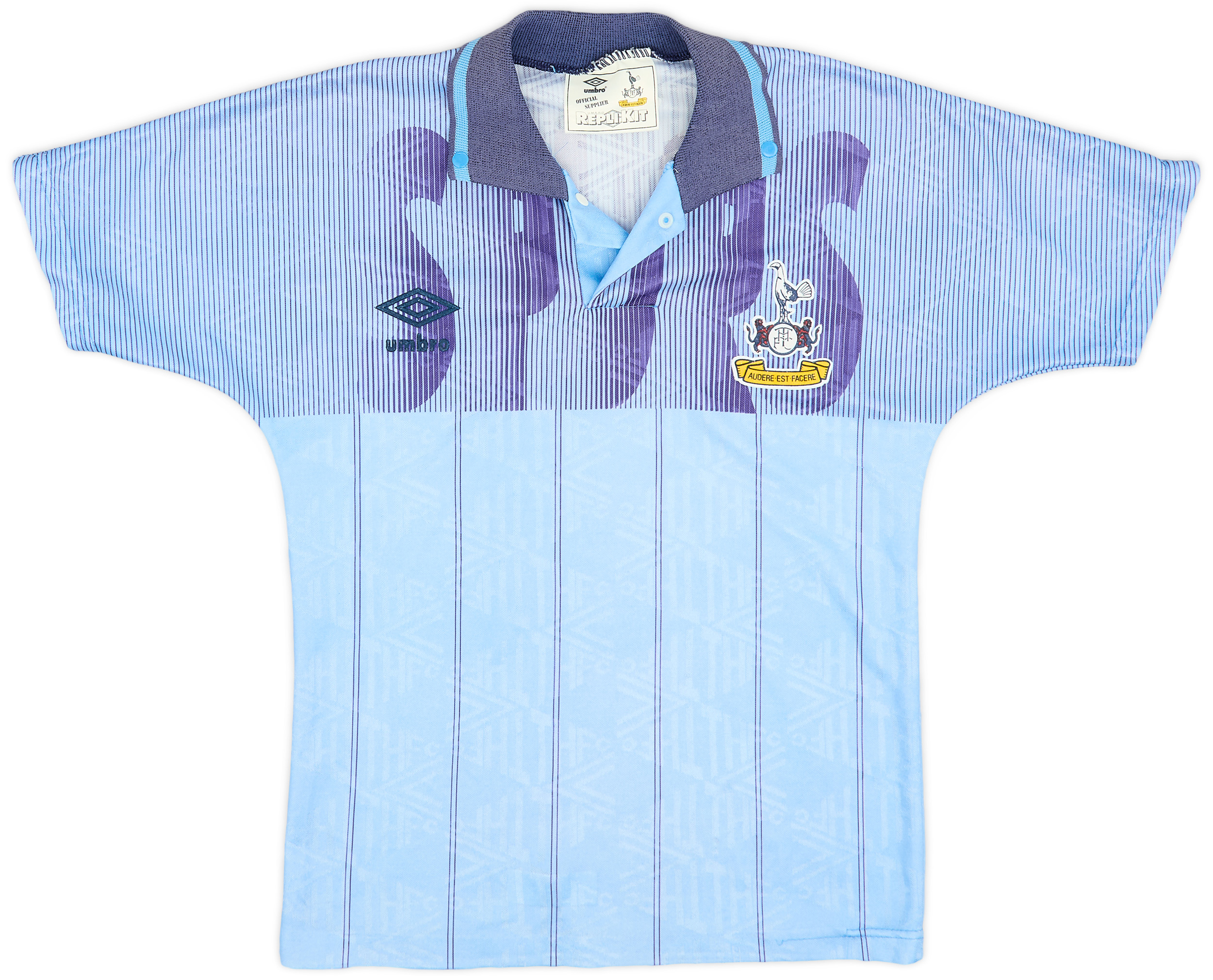 1991-94 Tottenham Third Shirt - 9/10 - (XS.Boys)