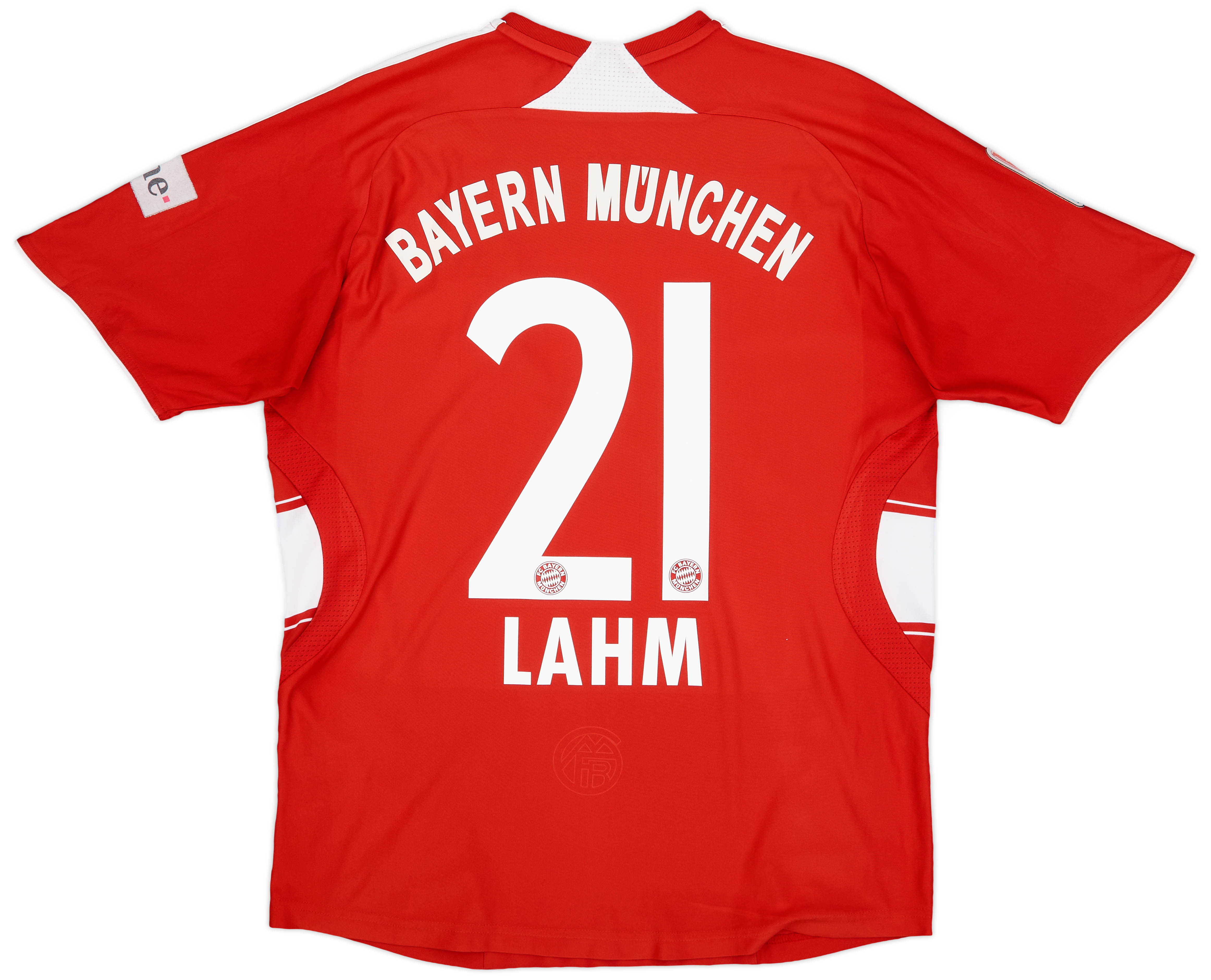 2007-08 Bayern Munich Home Shirt Lahm #21 - 7/10 - (XL.Boys)
