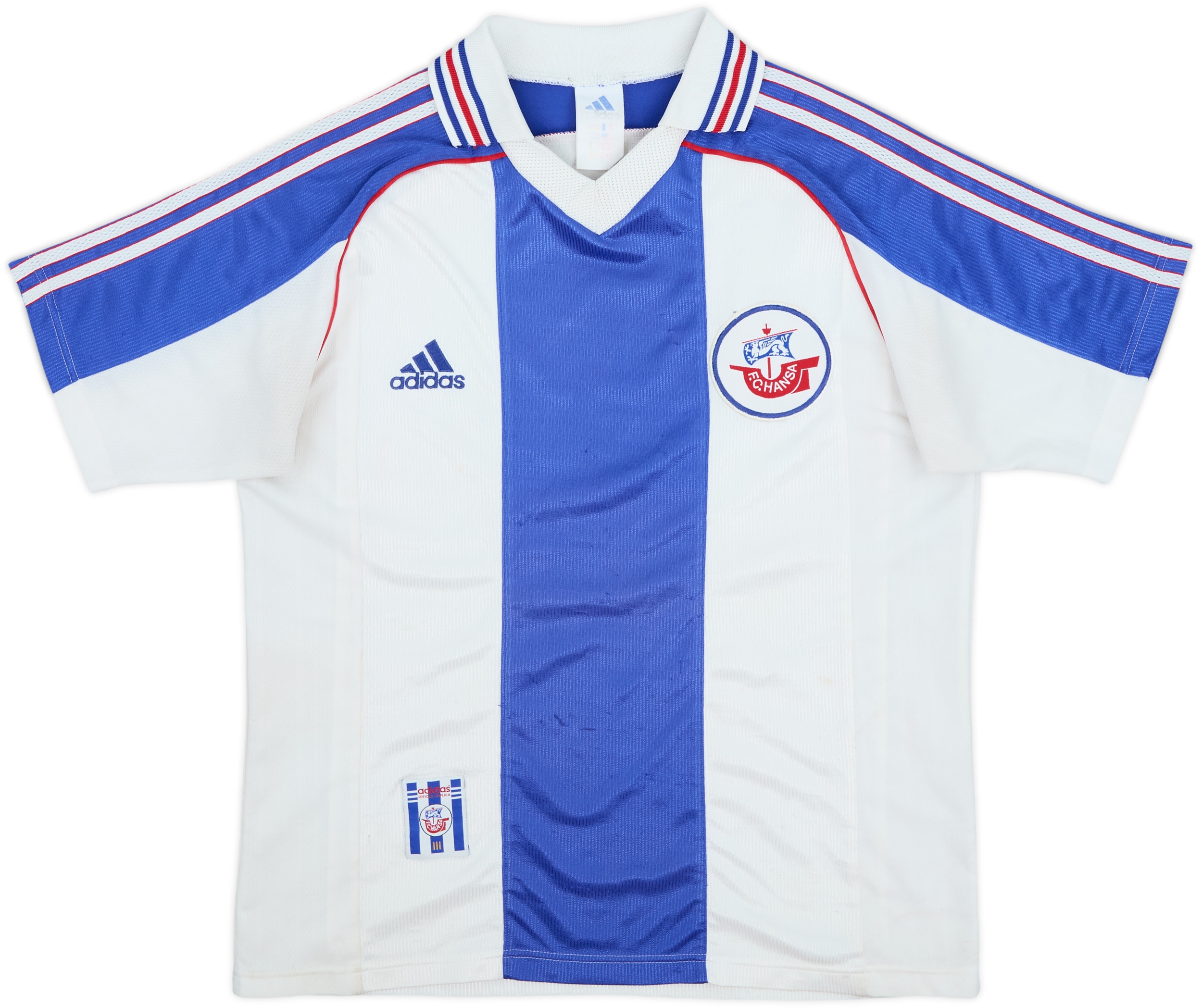1998-00 Hansa Rostock Home Shirt - 7/10 - (XL.Boys)