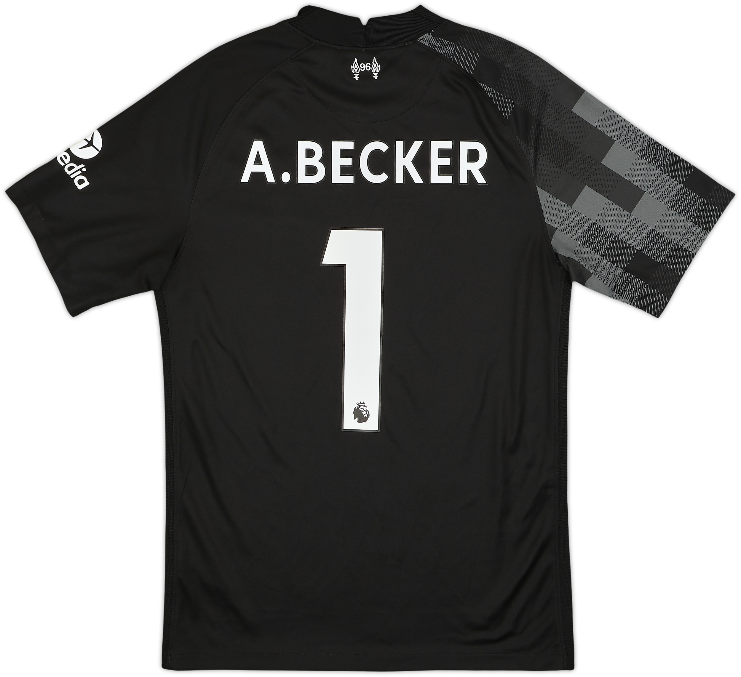 2021-22 Liverpool GK S/S Shirt A.Becker #1 - 8/10 - (S)