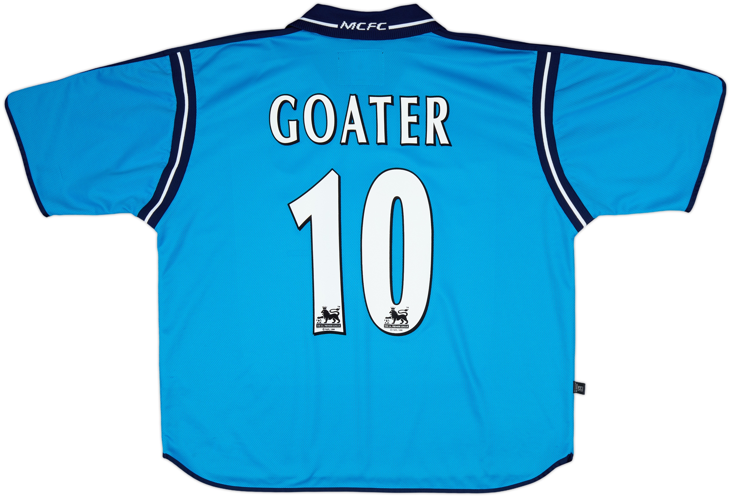 2002-03 Manchester City Home Shirt Goater #10 - 5/10 - (XL)