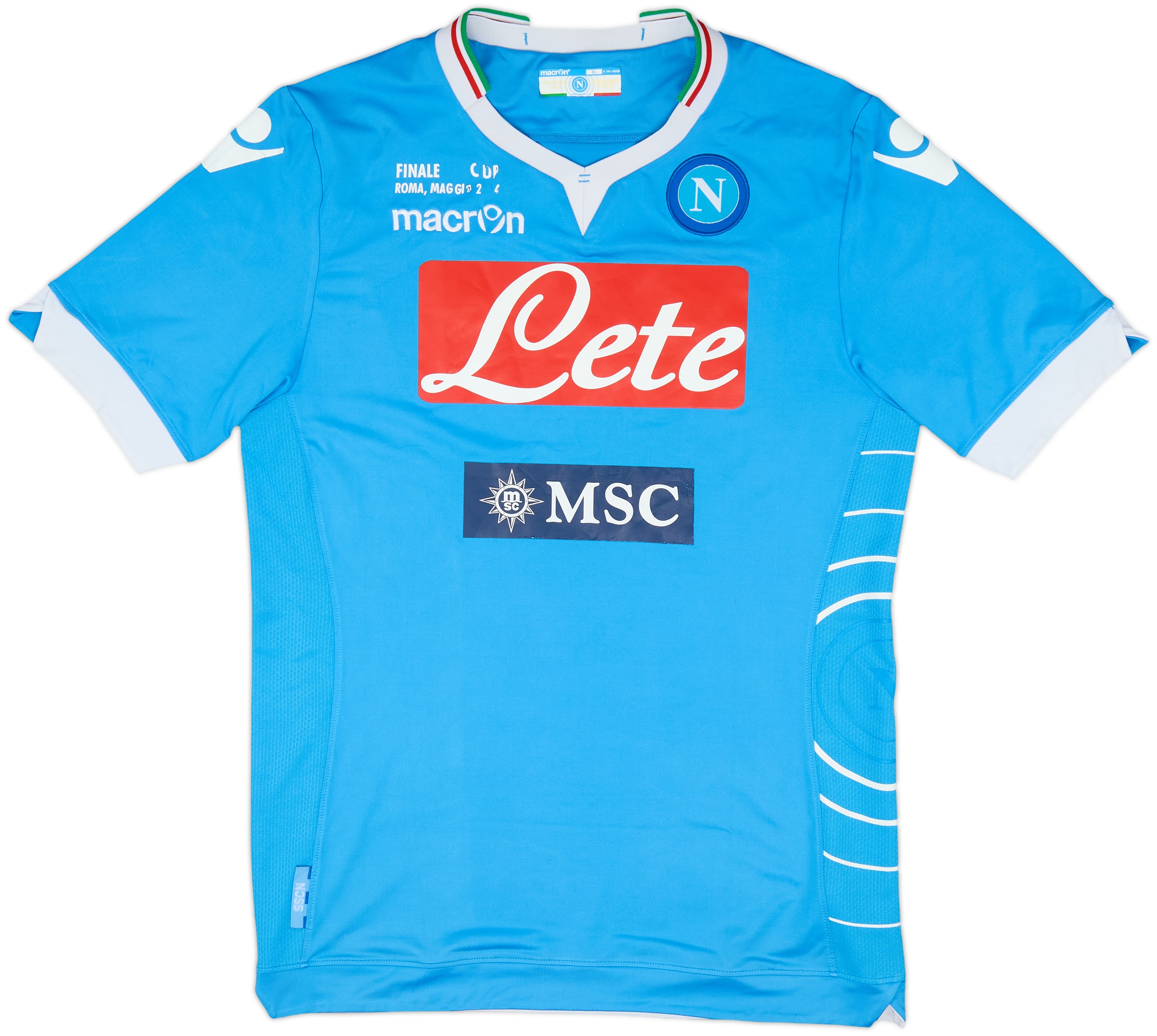 2013-14 Napolia Coppa Italia Final Home Shirt - 5/10 - (XL)