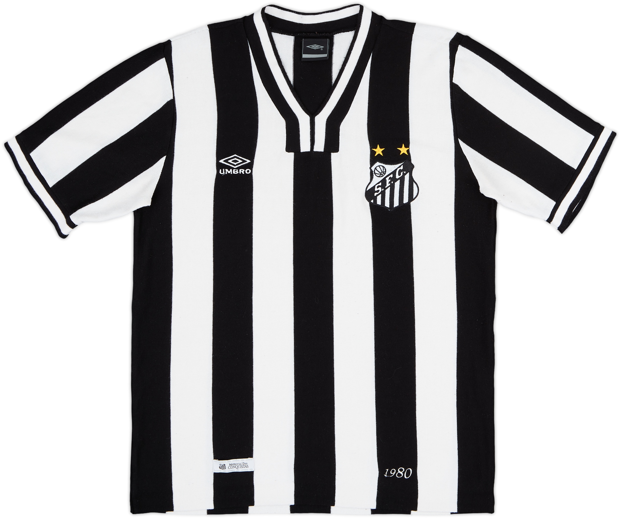 2004 Santos Umbro Retro 1980s Training Shirt - 8/10 - (L)