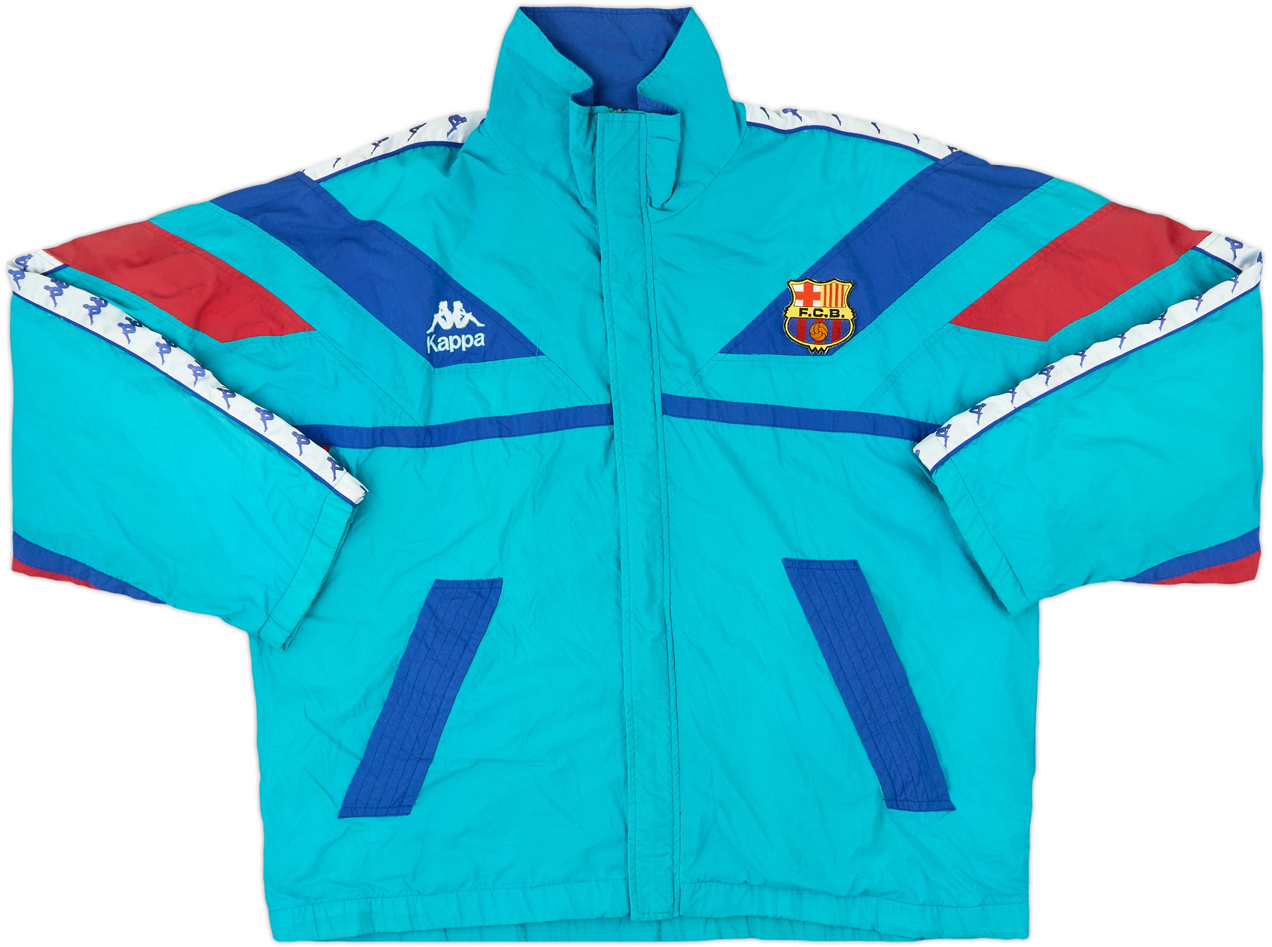 1992-95 Barcelona Kappa Track Jacket - 6/10 - (XL)