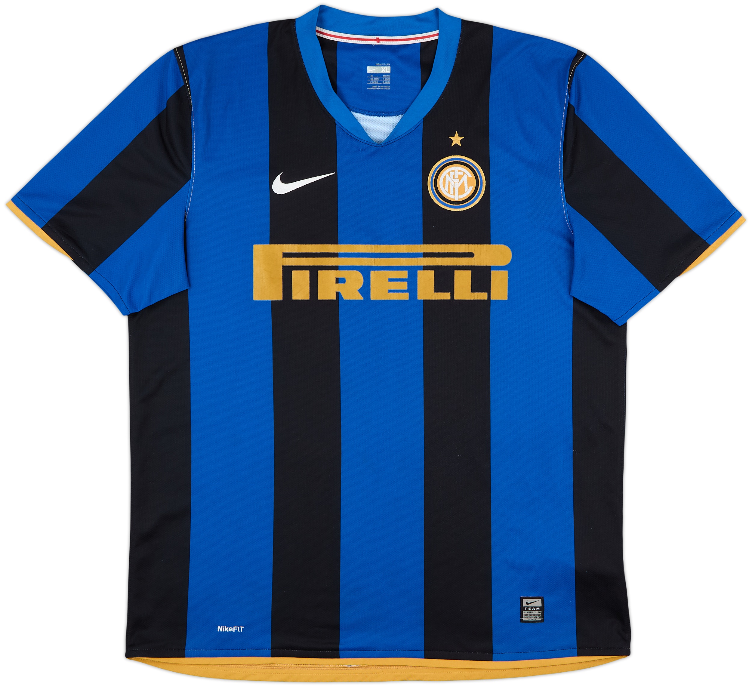2008-09 Inter Milan Home Shirt - 7/10 - (XL)