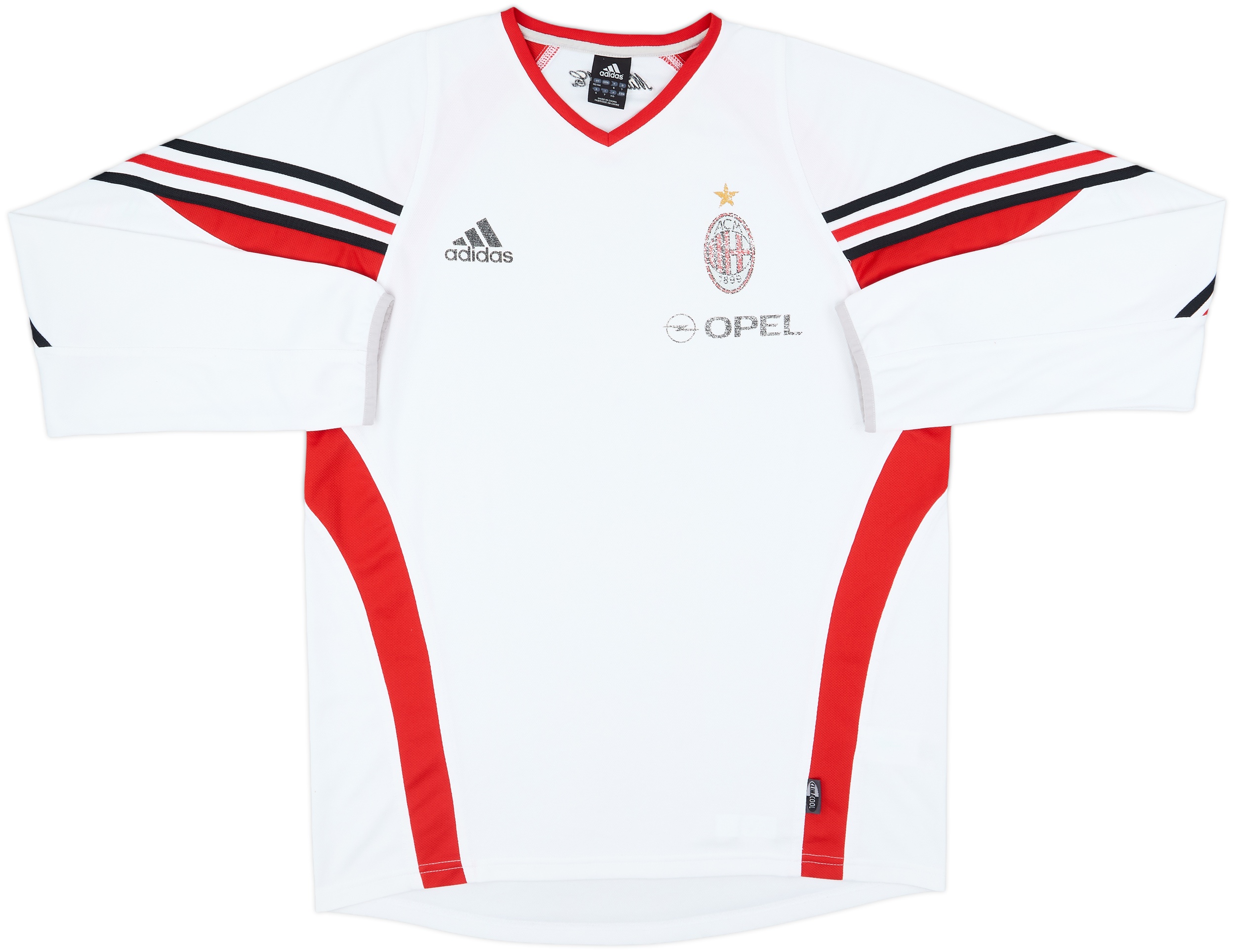 2002-03 AC Milan adidas Player Issue Training L/S Shirt - 4/10 - (L)