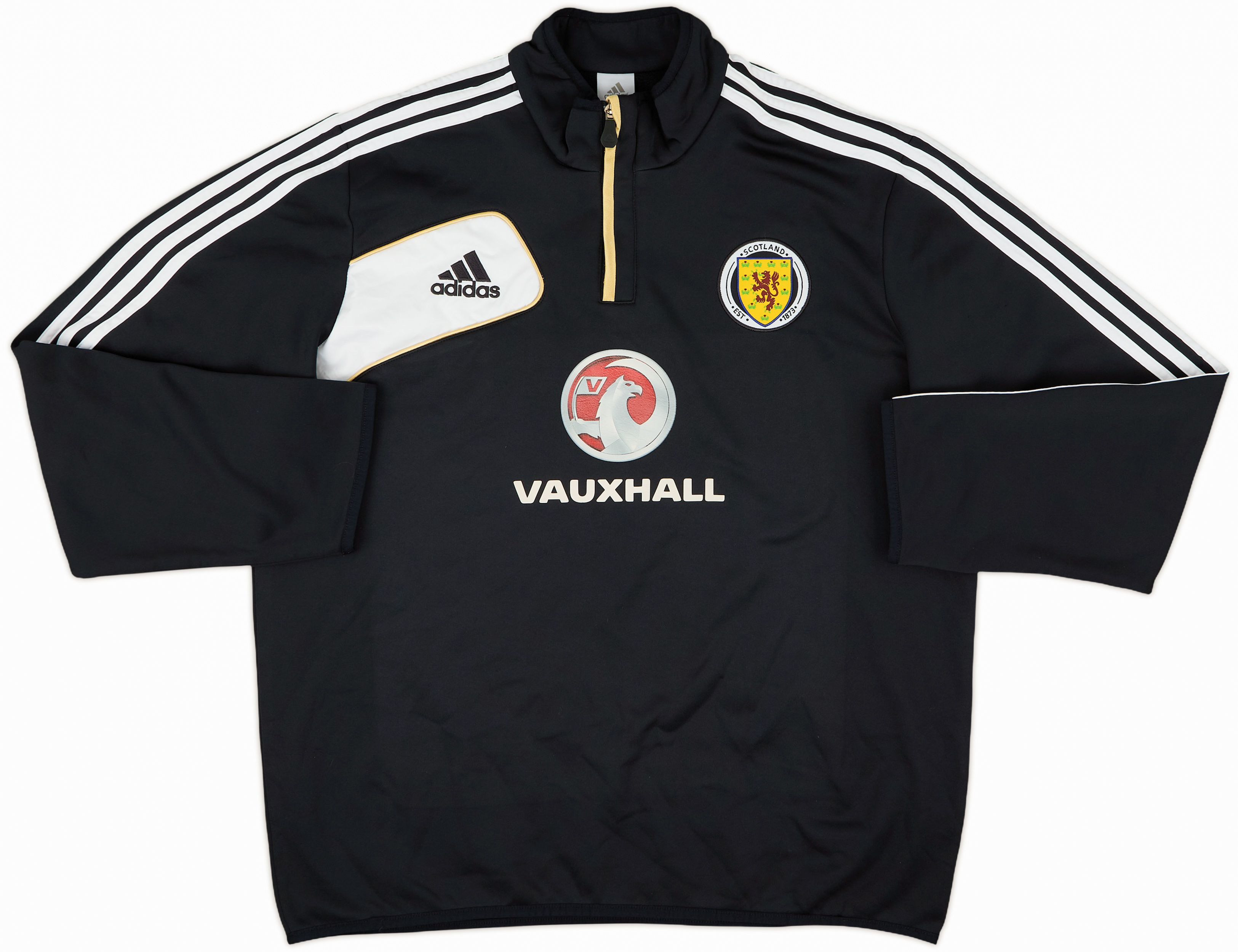 2011-12 Scotland adidas 1/4 Zip Drill Top - 8/10 - (XL)