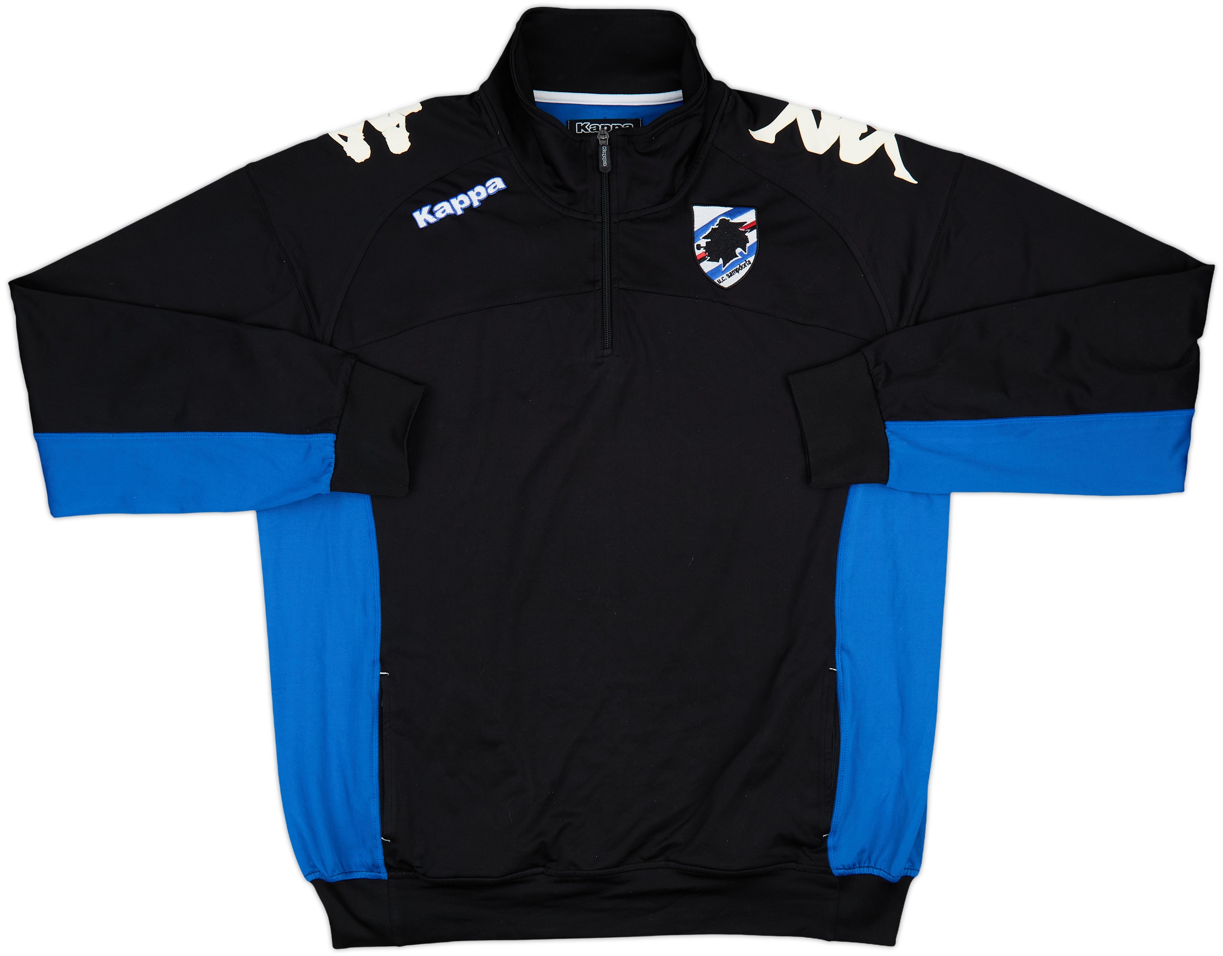 2012-13 Sampdoria Kappa 1/4 Zip Drill Top - 7/10 - (3XL)