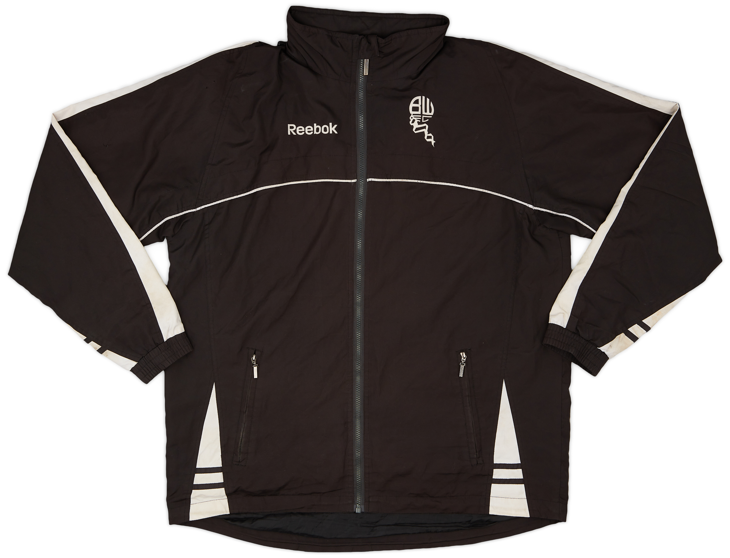 2008-09 Bolton Reebok Hooded Bench Coat - 7/10 - (L)