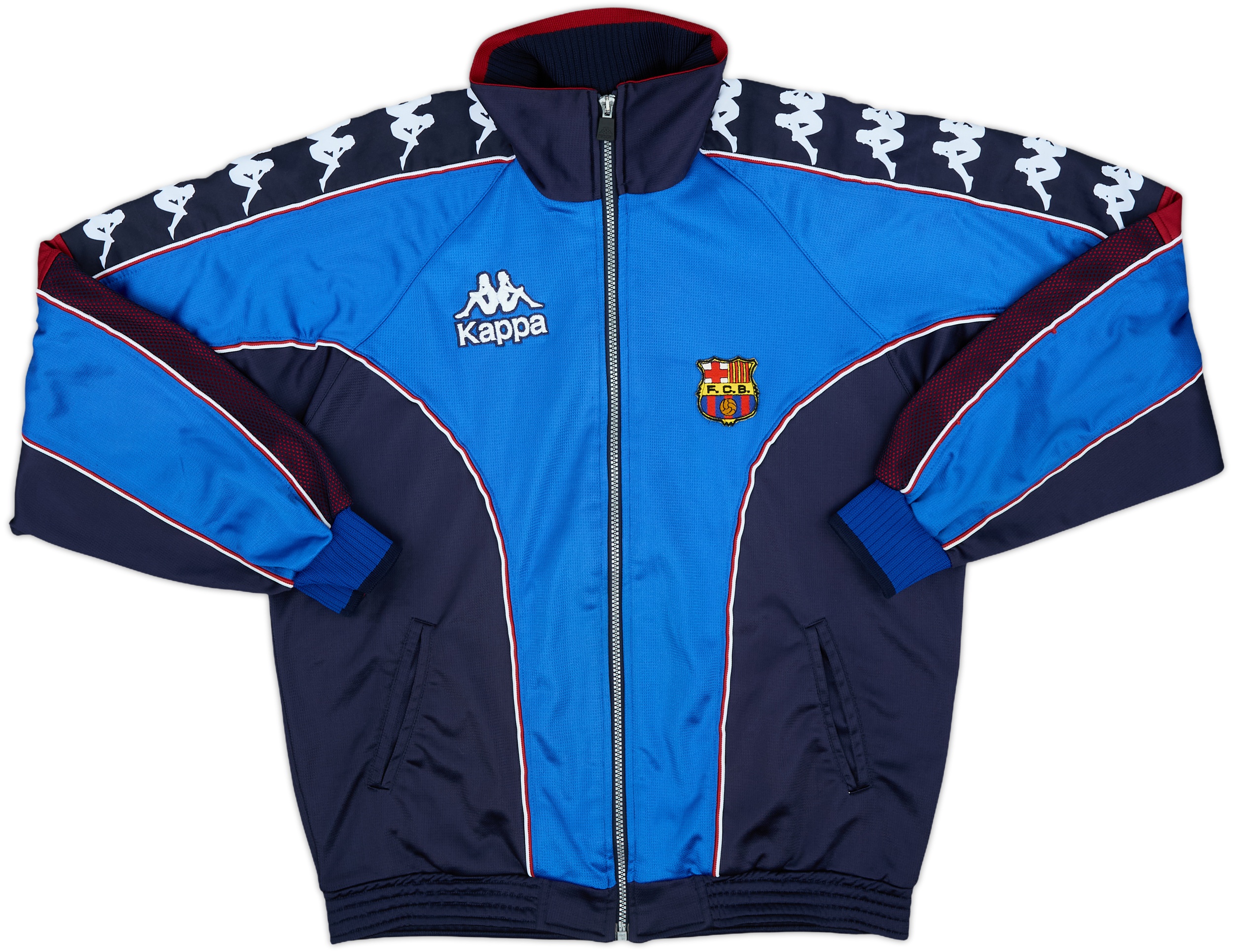 1995-97 Barcelona Kappa Track Jacket - 9/10 - (M)