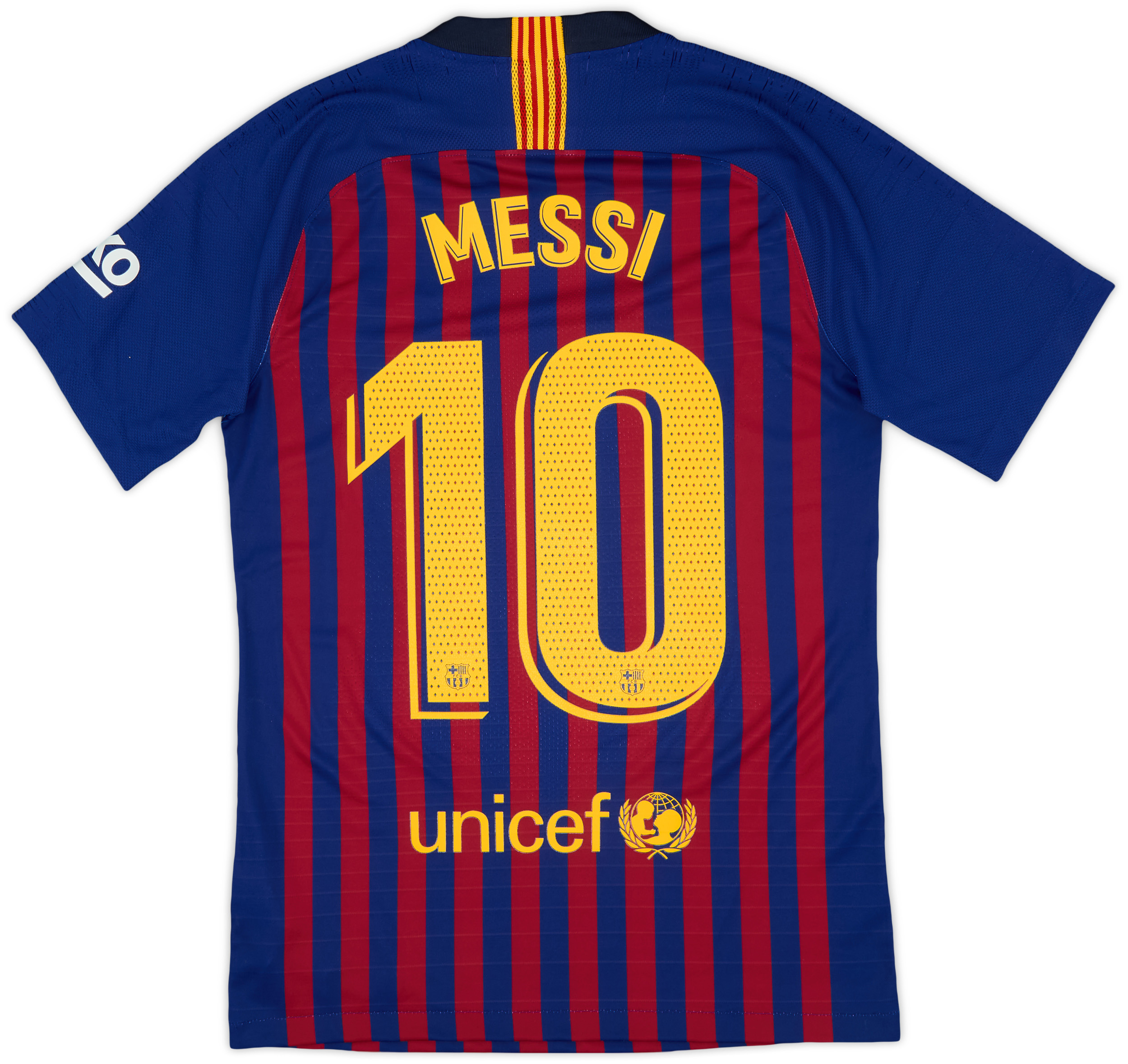 2018-19 Barcelona Authentic Home Shirt Messi #10 - 10/10 - (S)