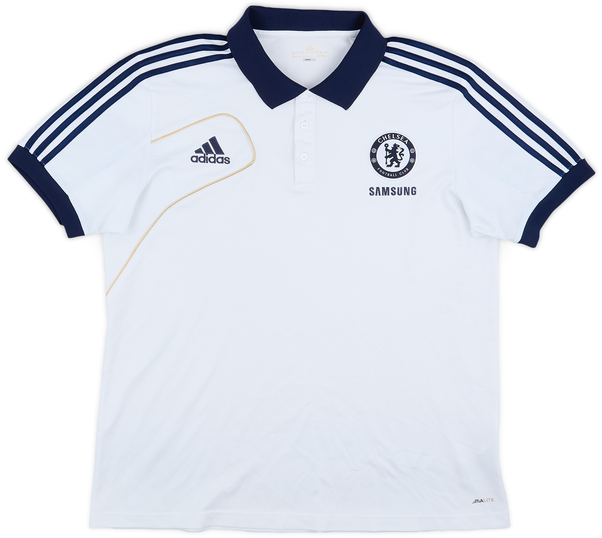 2012-13 Chelsea adidas Polo Shirt - 8/10 - (L)