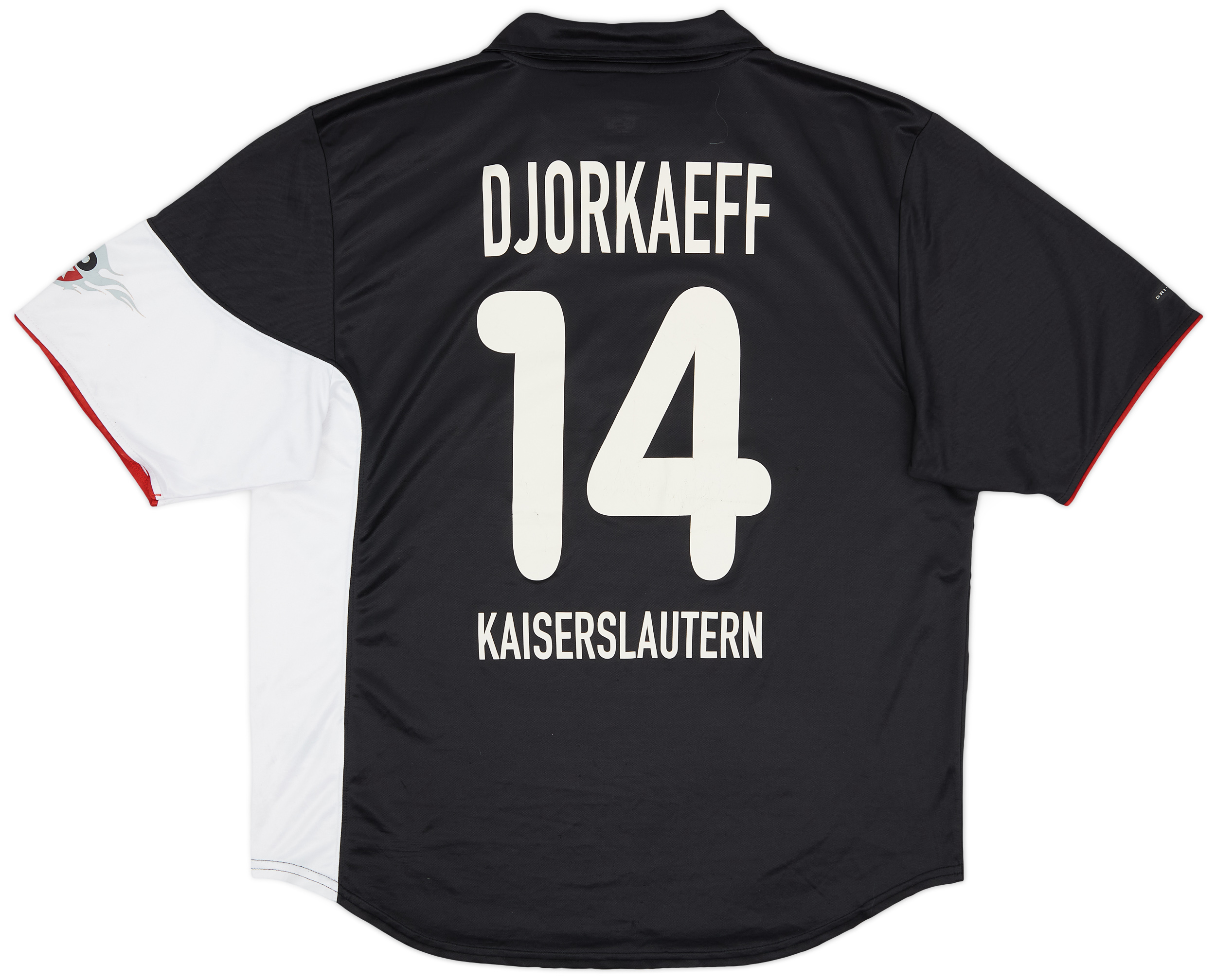 2000-01 Kaiserslautern Centenary Away Shirt Djorkaeff #14 - 7/10 - (XL)