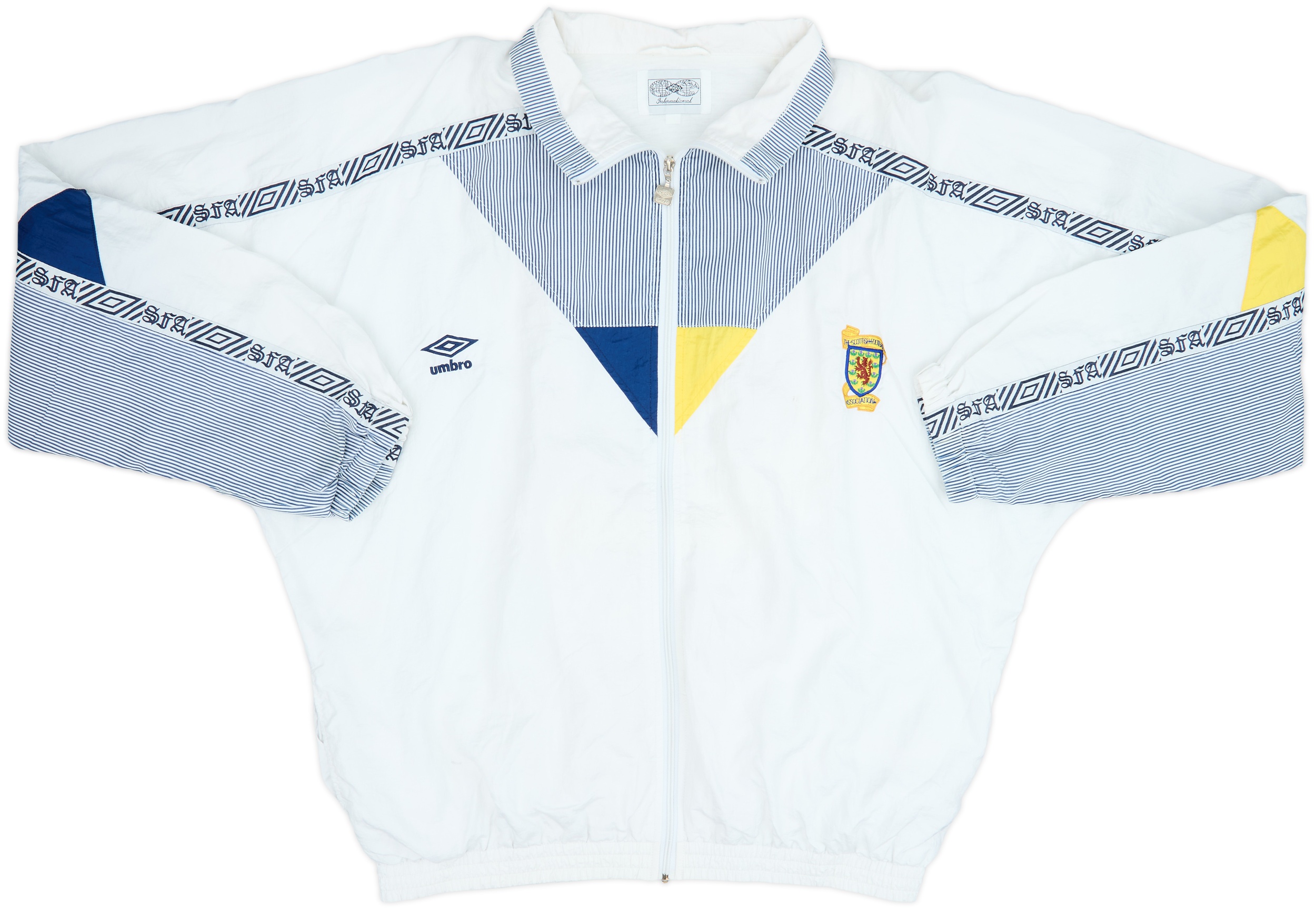 1990-92 Scotland Umbro Track Jacket - 8/10 - (XL)